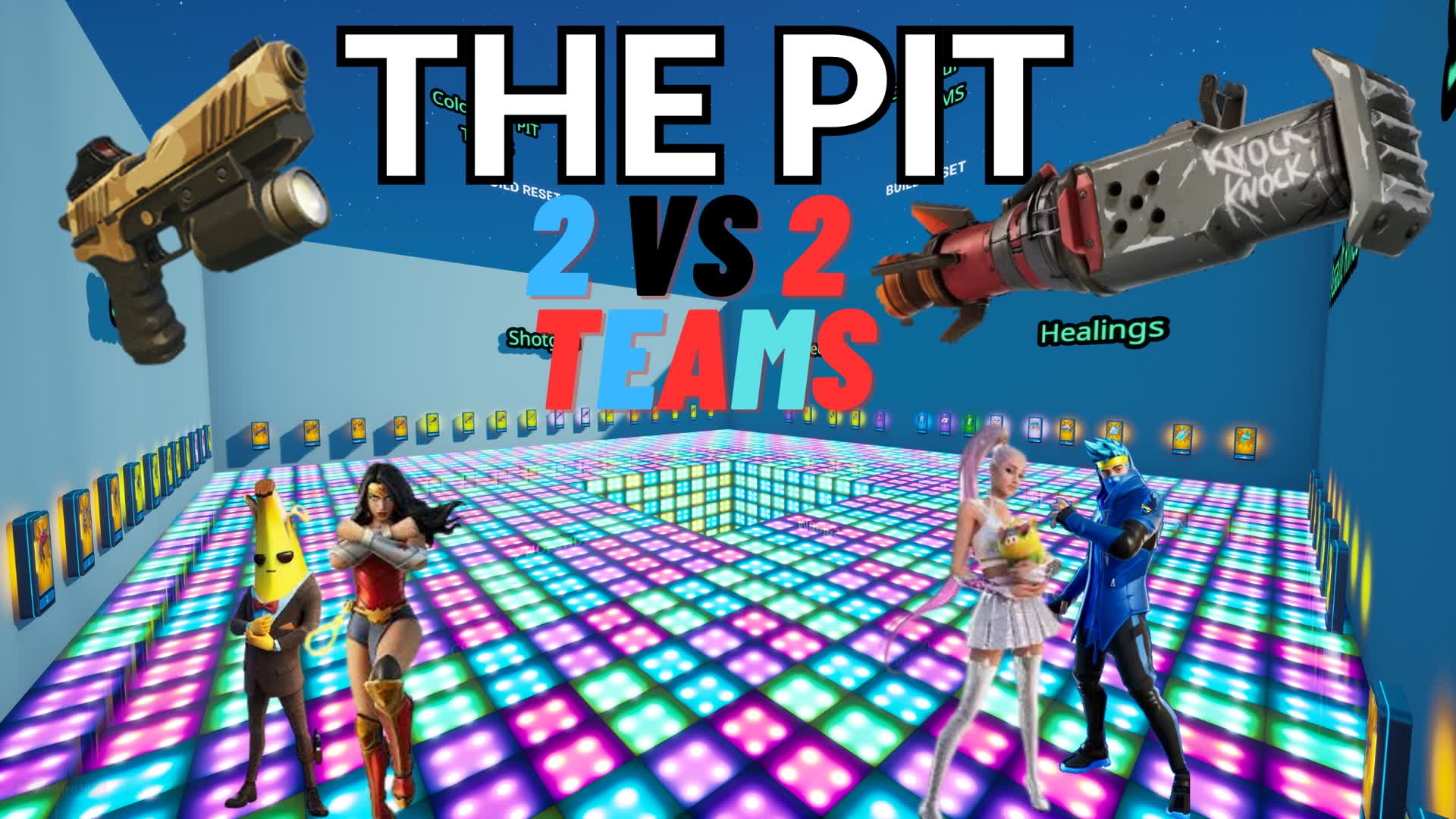 🆕Colourful Pit-Team (FFA) 2643-2445-4940 by f4n - Fortnite Creative Map ...