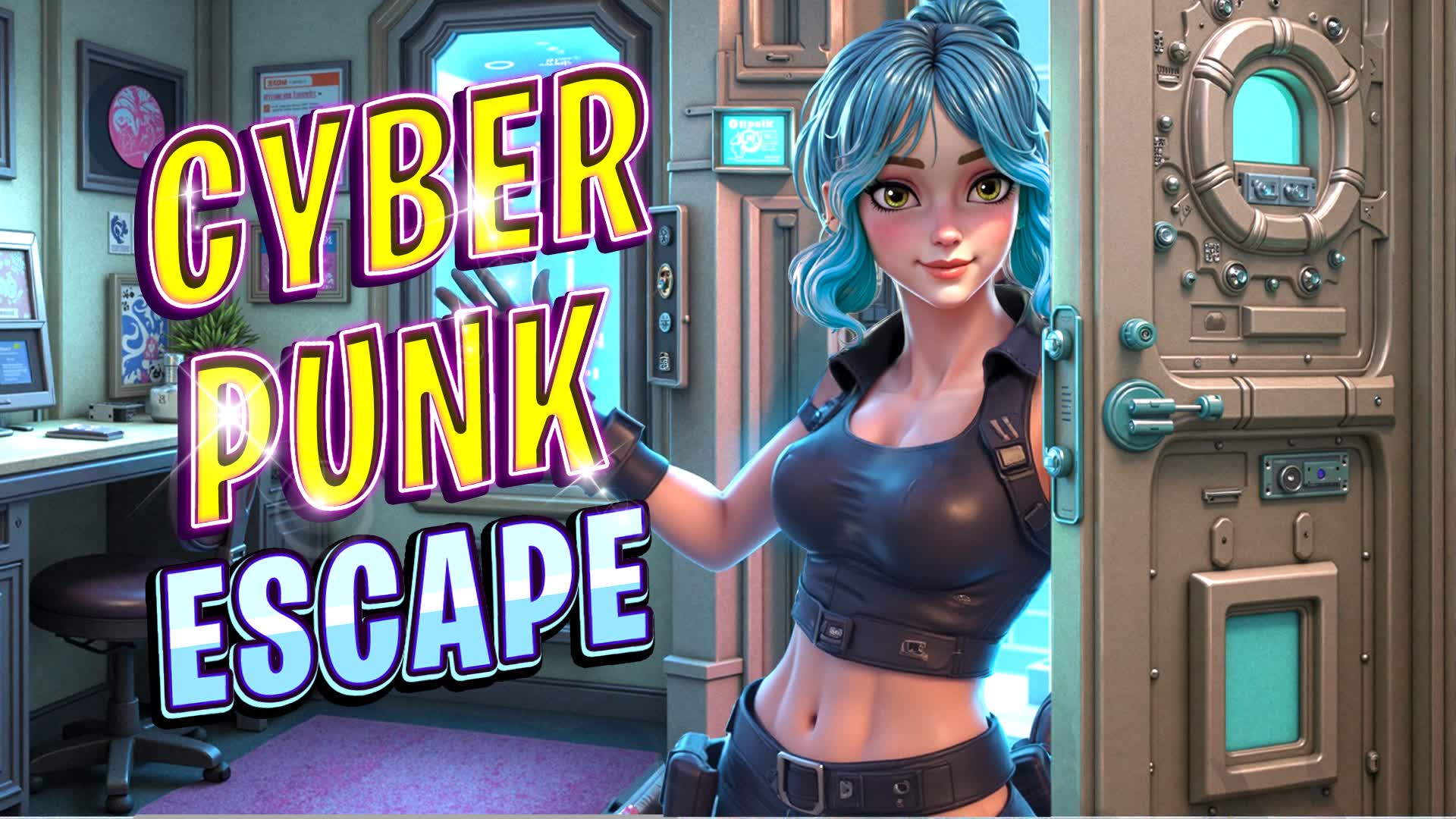 CYBERPUNK ESCAPE ROOM 8675-0526-0191 by unioncreations - Fortnite ...