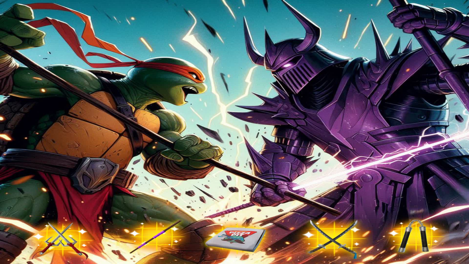 TMNT RED VS Green 4705-0860-1428 by iam - Fortnite