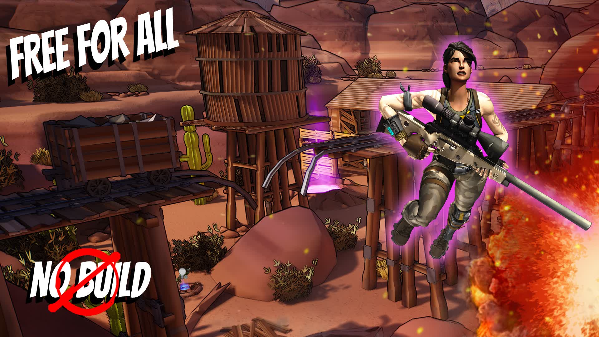 Intense FFA💥NEW Custom Map!🌵 1876-9797-1591 by pikula_3d - Fortnite ...