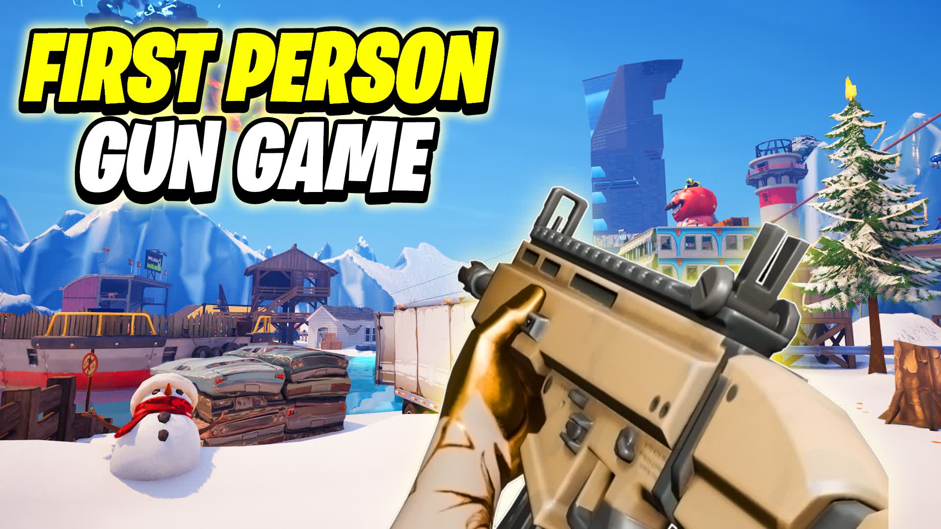 CRAZY FIRST PERSON GUN GAME 5287-8964-3580 من ابتكار mastergames - Fortnite