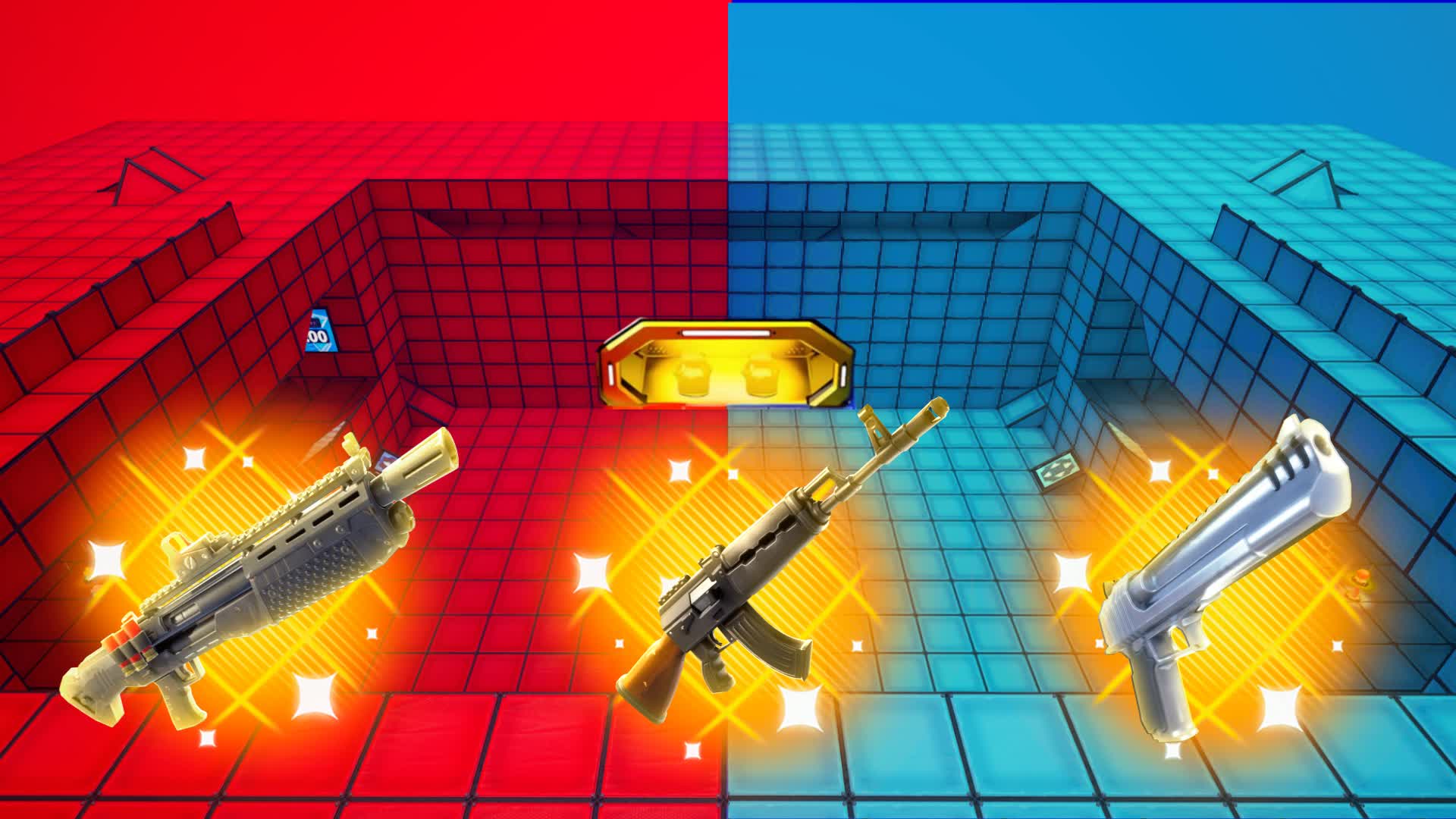 AMAZING RED VS BLUE 🔴🔵 8532-5901-4219 by firetruck - Fortnite Creative ...