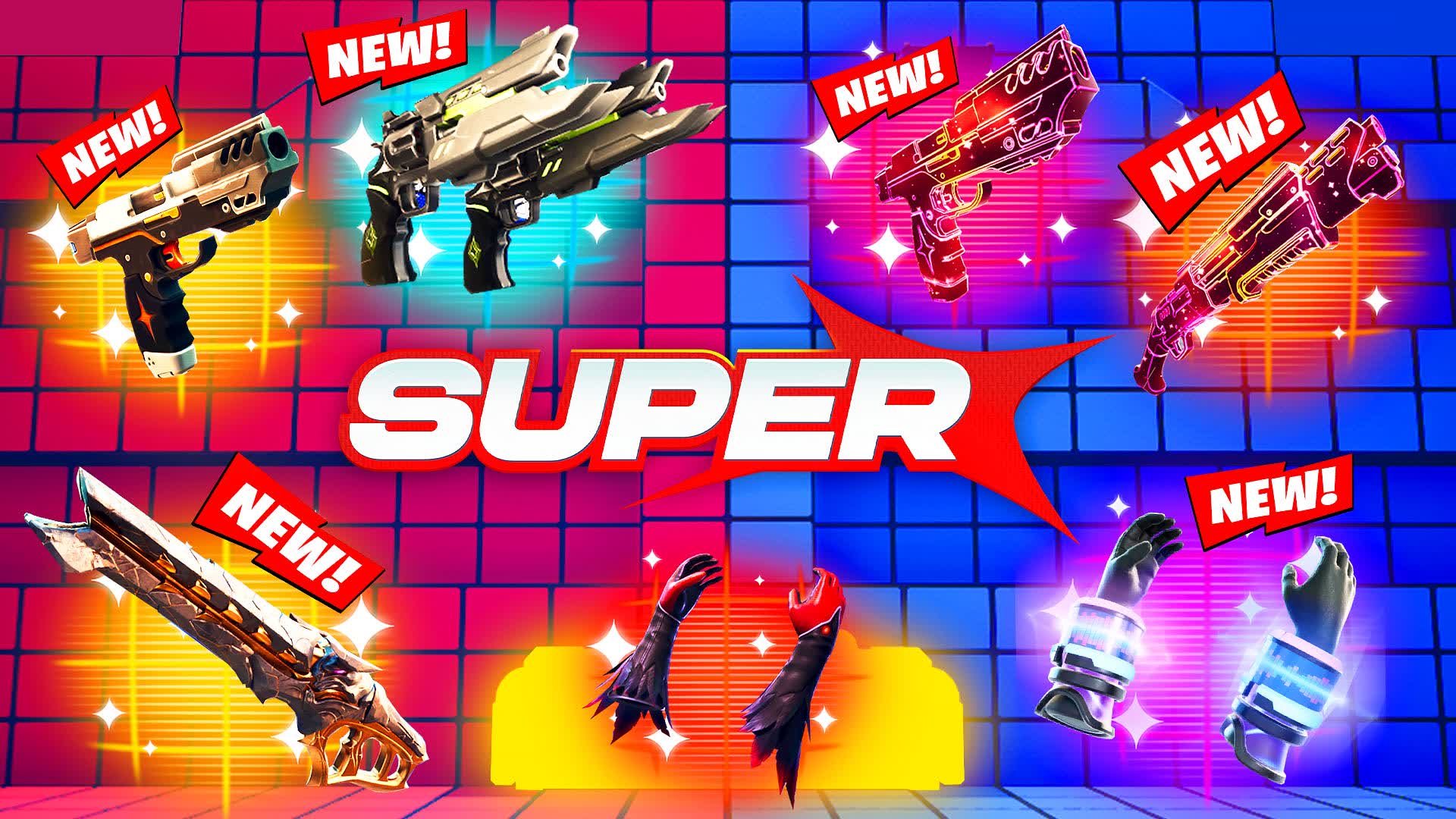 SUPER CRAZY RED VS BLUE! SUPER GUNS 🔴🔵 7795-5961-0516 by zubix_3d ...