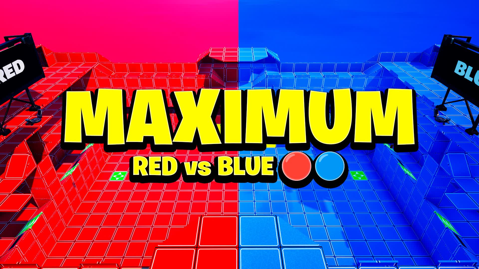 MAXIMUM RED vs BLUE 🔴🔵 4652-0185-3407 by masohn - Fortnite Creative Map ...