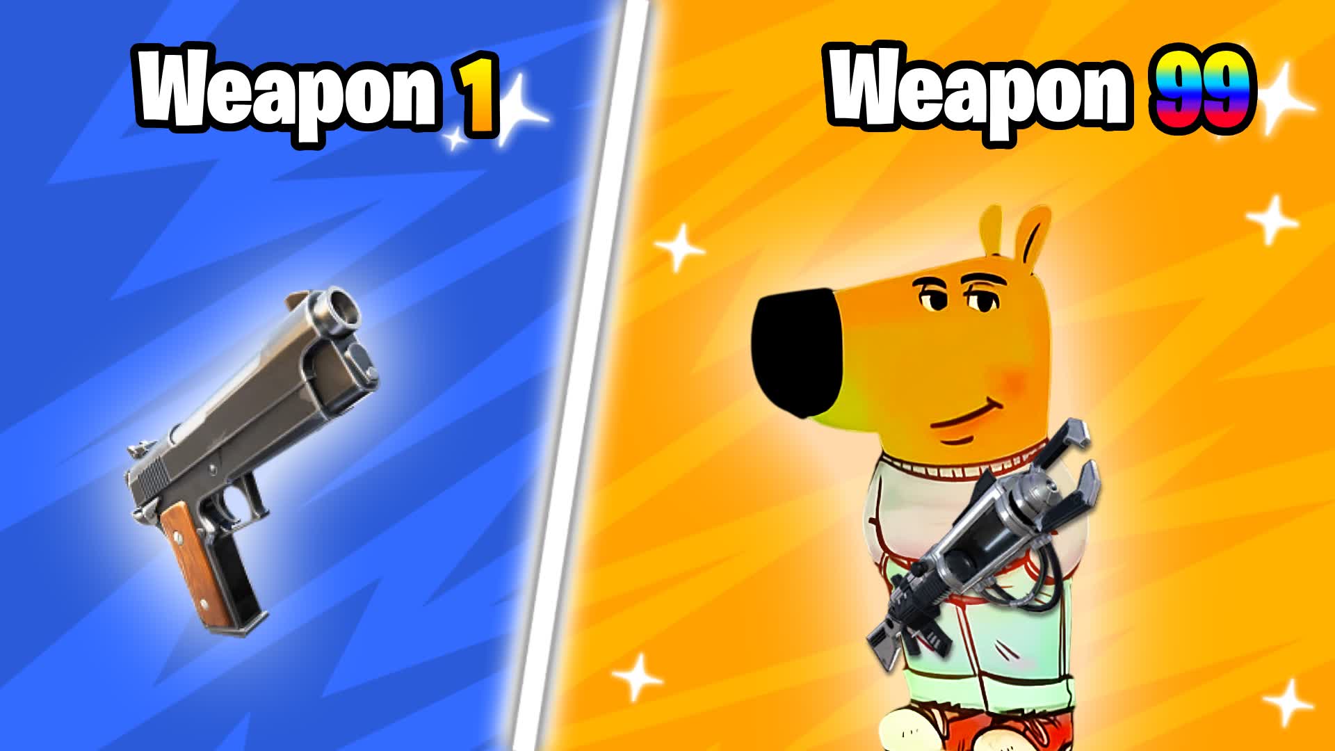 CHILL GUY GUN GAME 🎯 ONE SHOT BOTS 7299-0428-9385 by xvieira - Fortnite