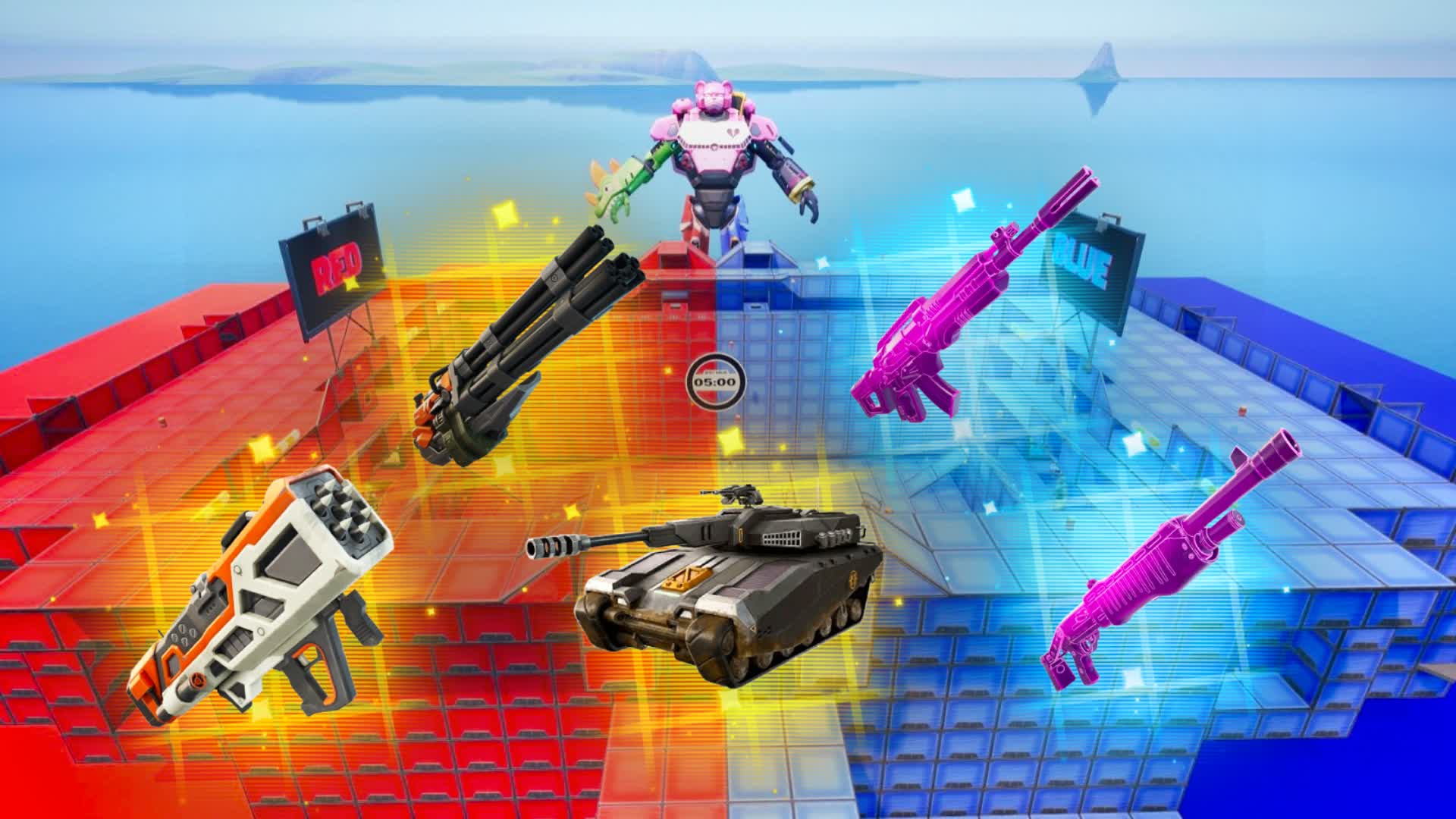 FAYRO RED VS BLUE🔴🔵 4442-0291-5209 by xj5 - Fortnite Creative Map Code - Fortnite.GG