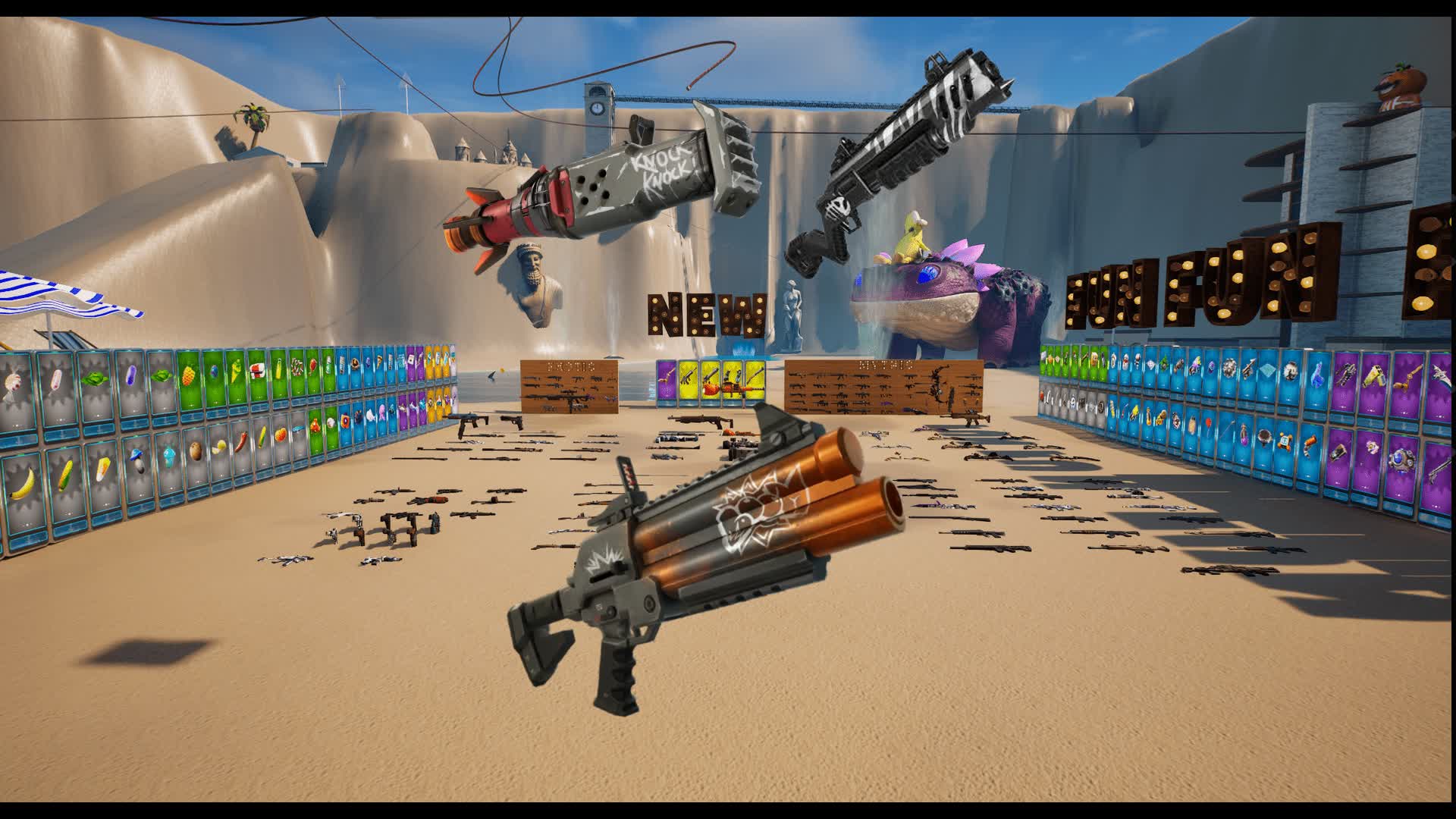 🆕Sand City - All Guns&Cars!🔥 5818-1710-4277 by bmwm - Fortnite Creative ...