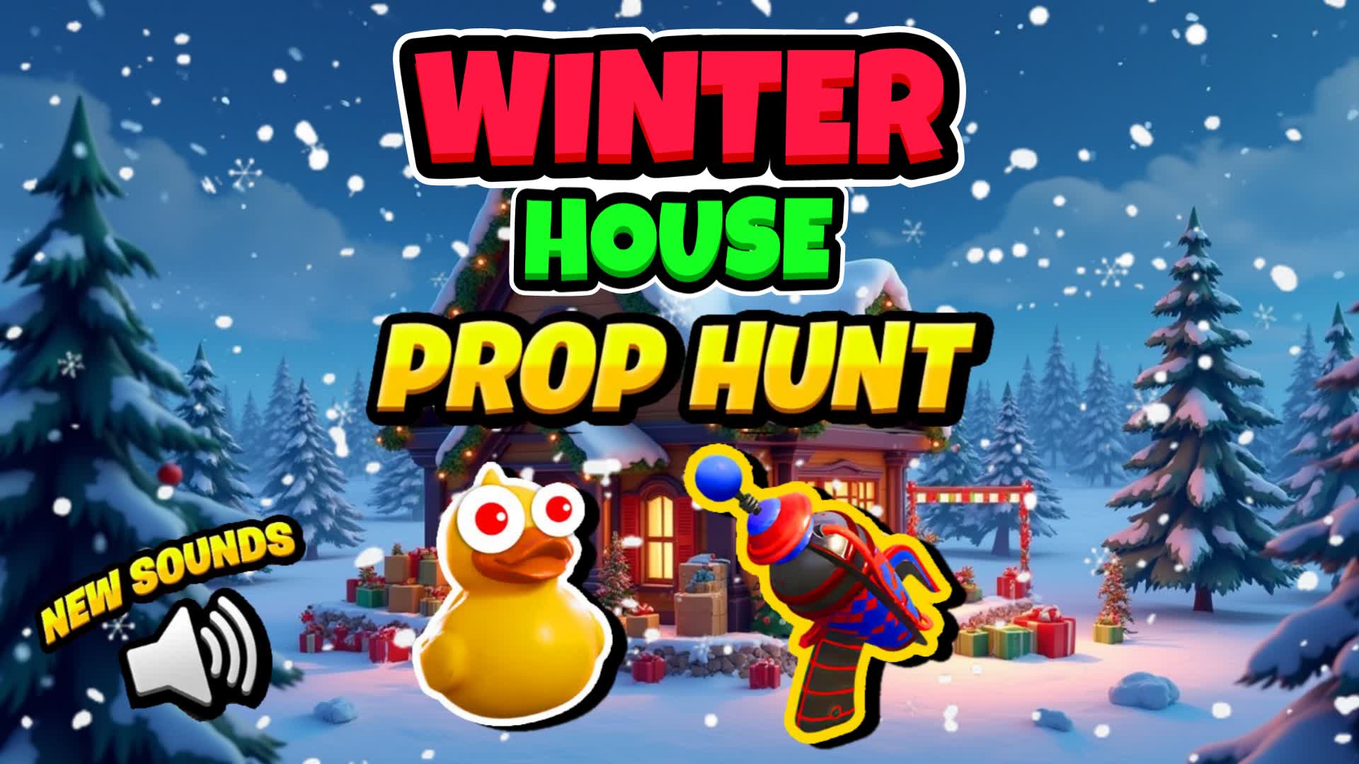 Winter House Prop Hunt🎁 0452-3699-8076 by rexxv - Fortnite Creative Map ...