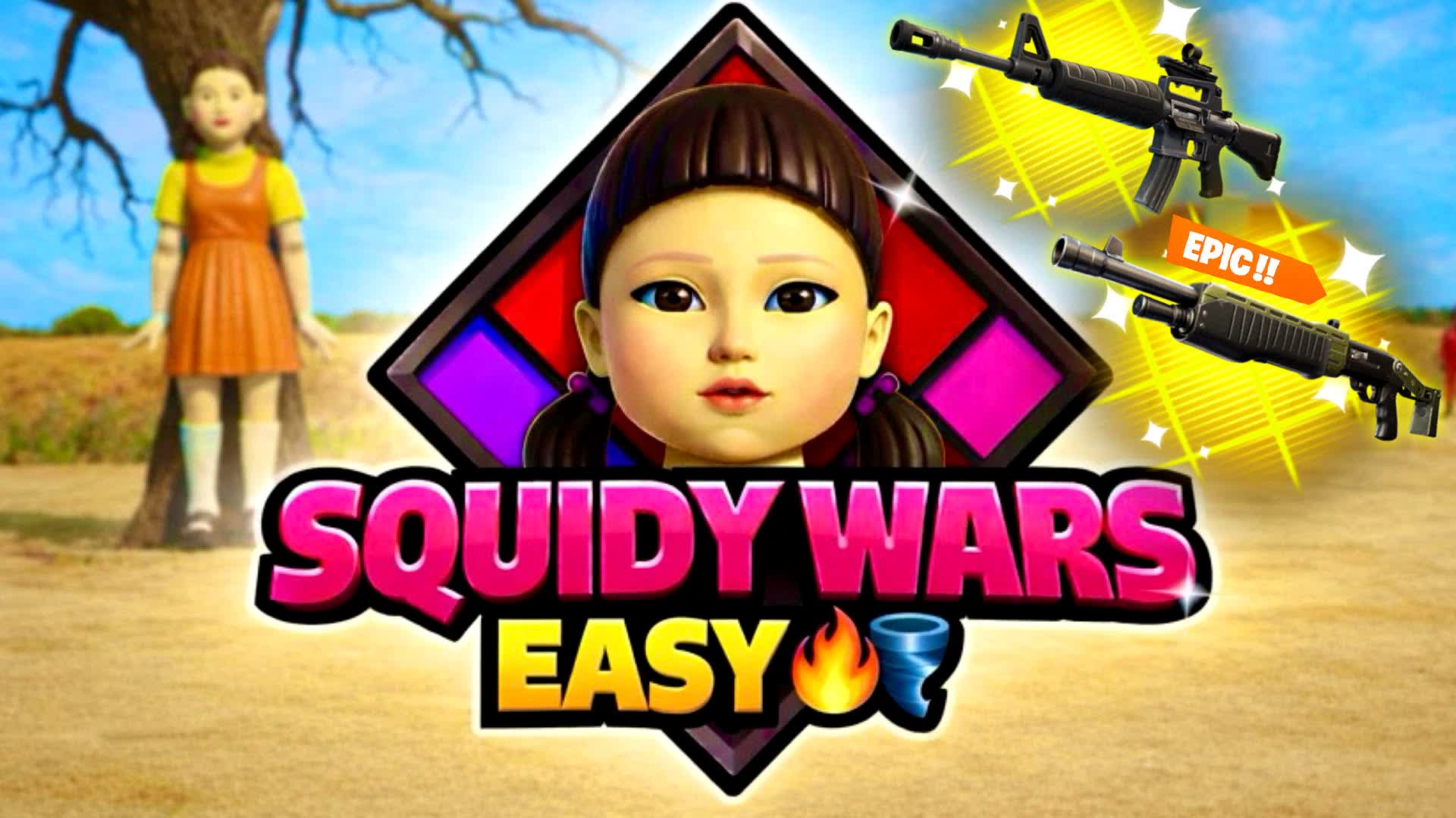 SQUIDYYYYY ZONE WARS 🦑🌀 1V1V1 1V1 PVP 7792-7686-3867 by mrcrazyx - Fortnite