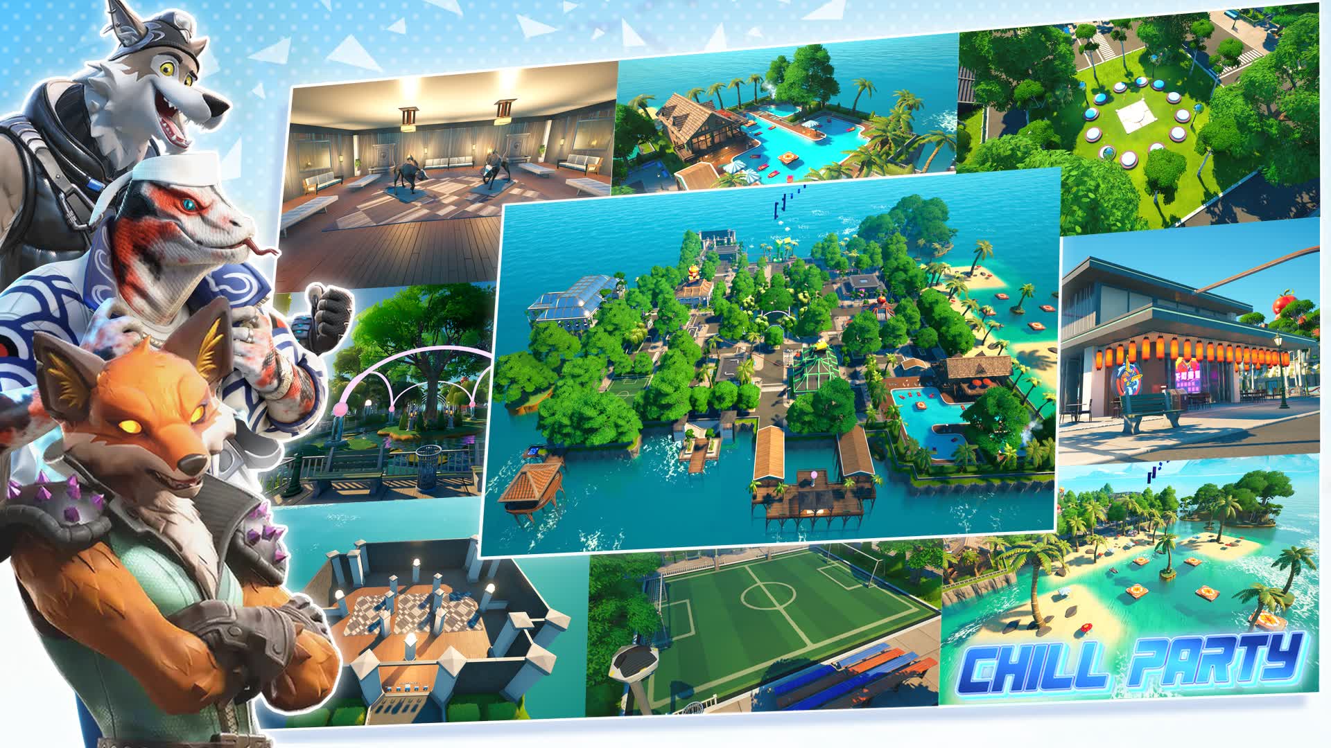 🎉Chill Party!🎉 7274-1676-9306 by le0-wolf - Fortnite