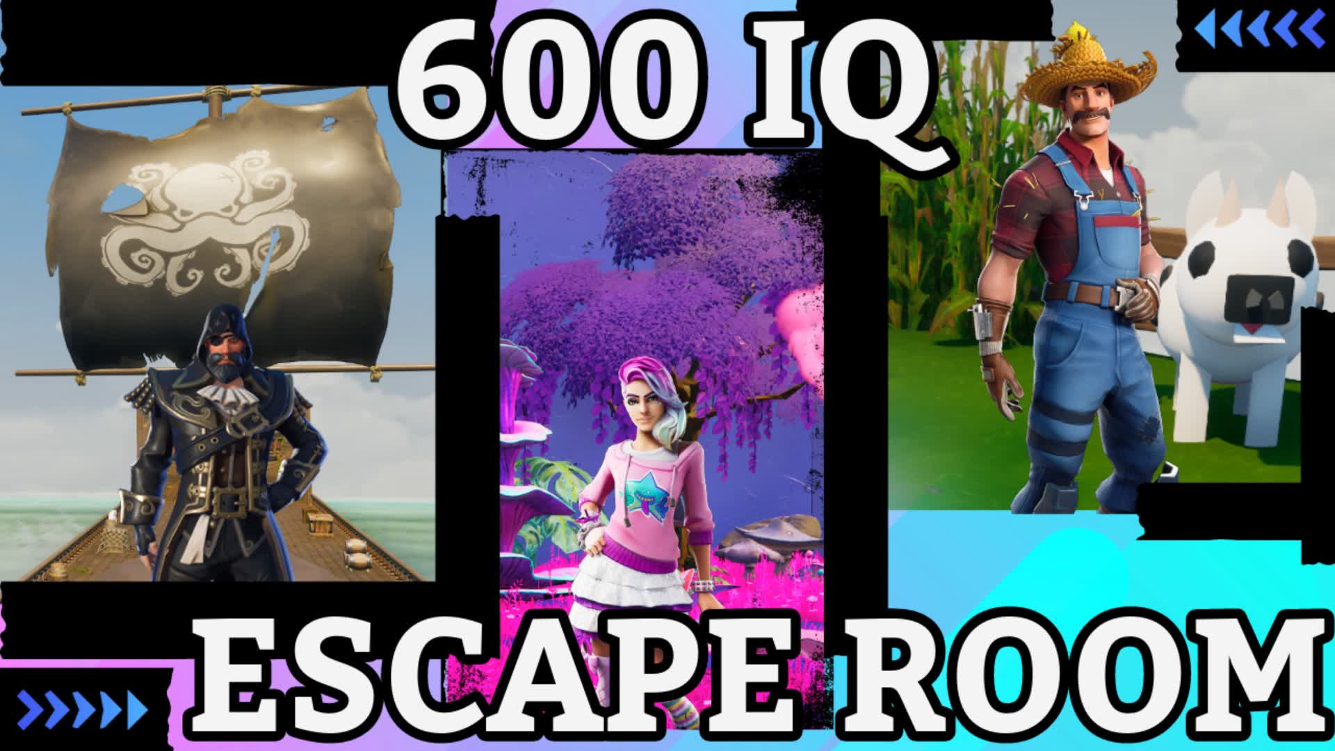 600 IQ Escape Room 1754-0189-6654 by guineachickendad - Fortnite ...