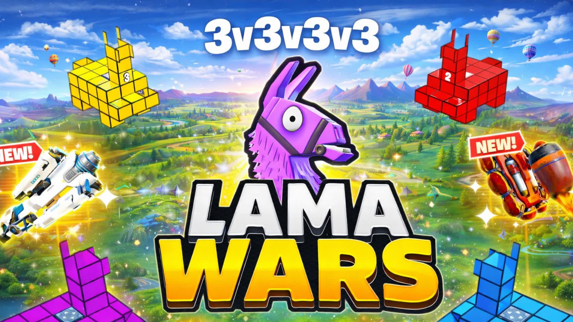 UNC - LAMA WARS! Zone Wars 3v3v3v3 🦙 9850-8365-3443 by seyno - Fortnite ...