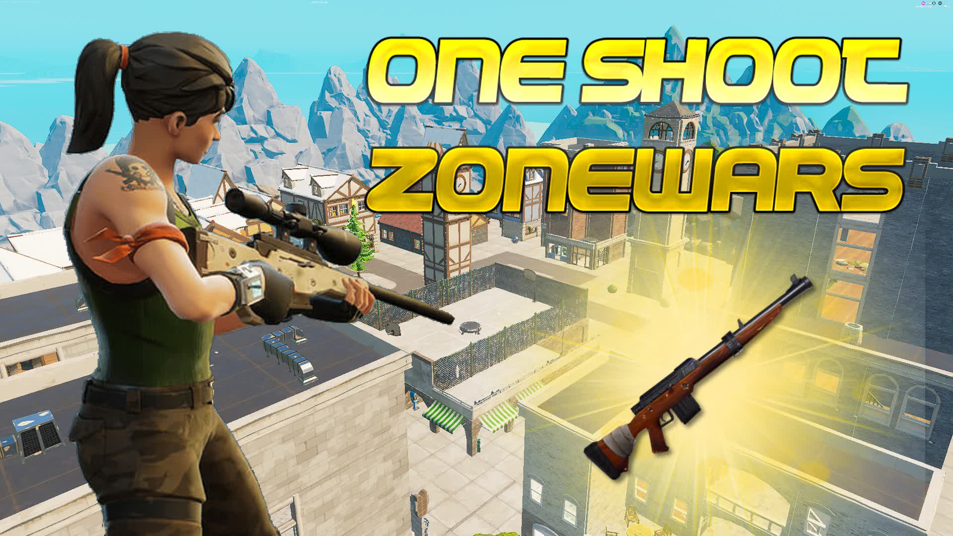 ⭐ONE SHOOT ZONEWARS🎯 9557-7521-6370 by lion_cc - Fortnite Creative Map ...