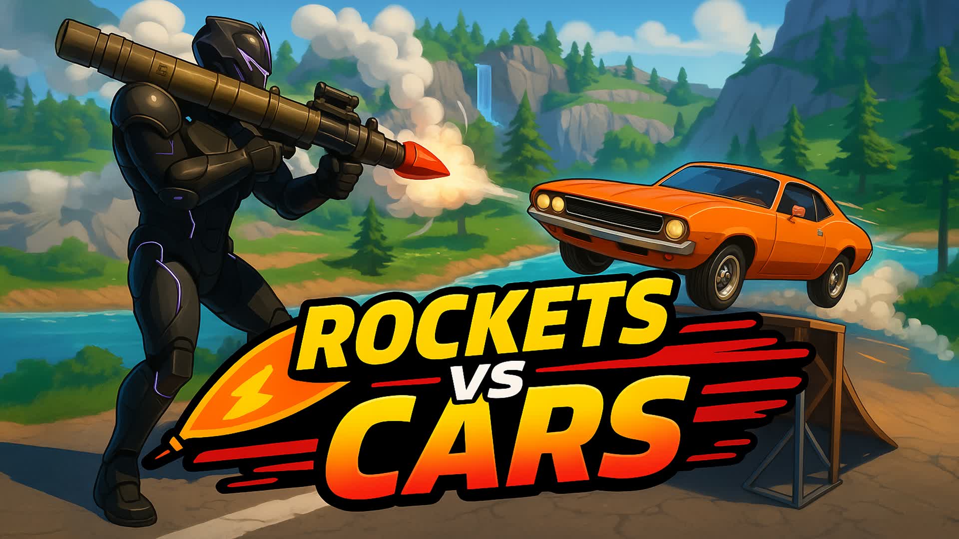 CLASSIC ROCKETS VS CARS 5342-4523-1967 by dvan - Fortnite Creative Map ...