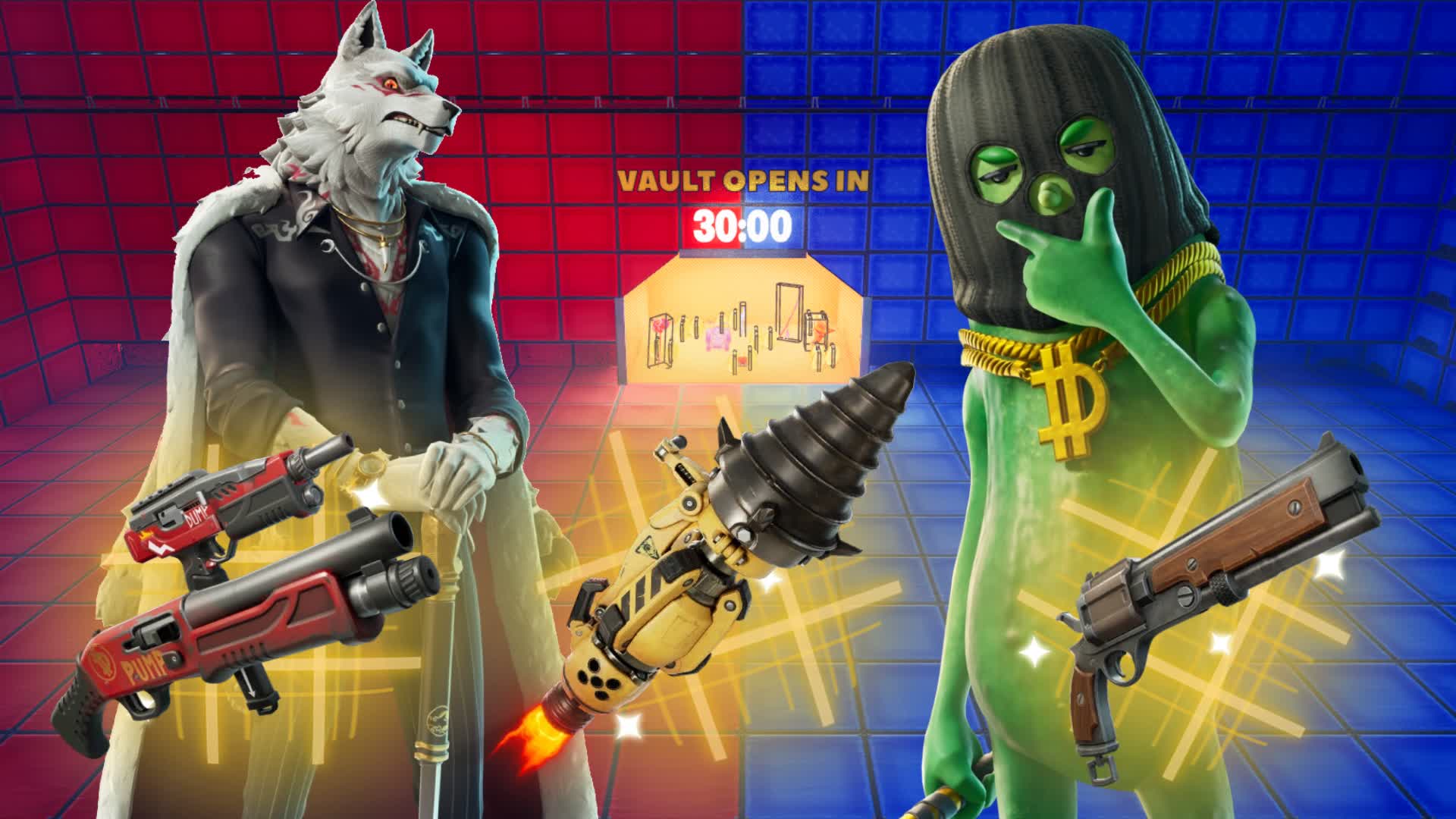 RED VS BLUE MEGA 🔴🔵 7551-2882-0609 by baldythebold - Fortnite Creative ...