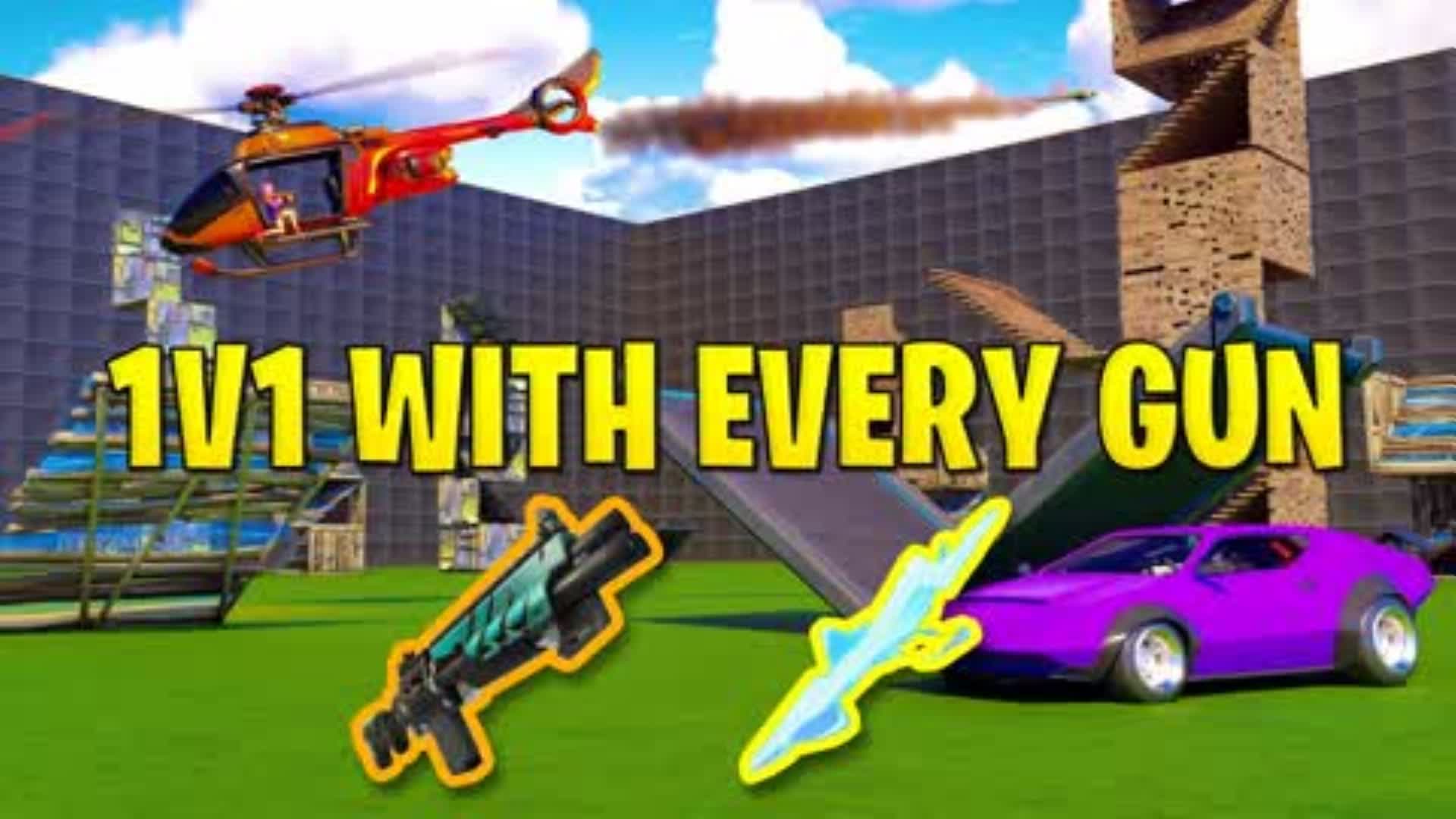 ALL WEAPONS - FREE FOR ALL 0023-6803-1219 by nedjmo - Fortnite Creative Map Code - Fortnite.GG