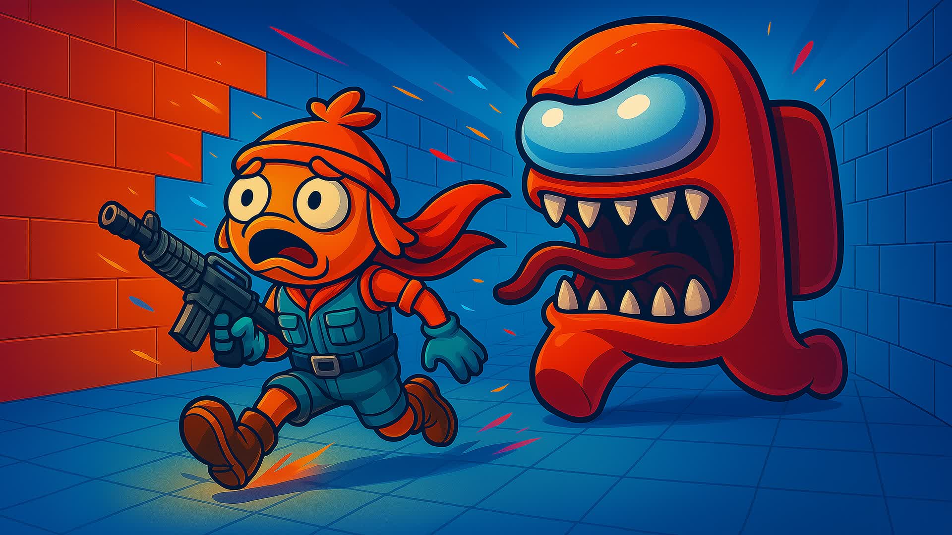 Among us Red vs Blue 🔴🔵 Boss Fight 5794-3165-3409 by tti-nat - Fortnite ...