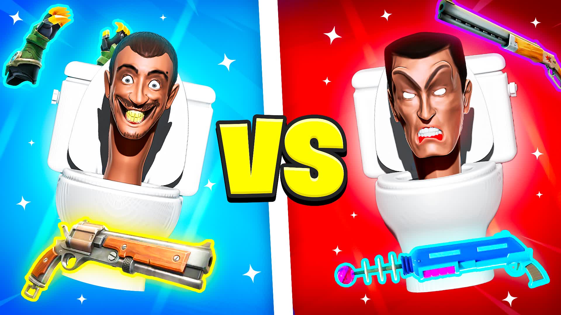 🆕🚽SKIBIDI RED vs BLUE SKIBIDI TOILET 2779-5264-9797 by ovt94 - Fortnite ...
