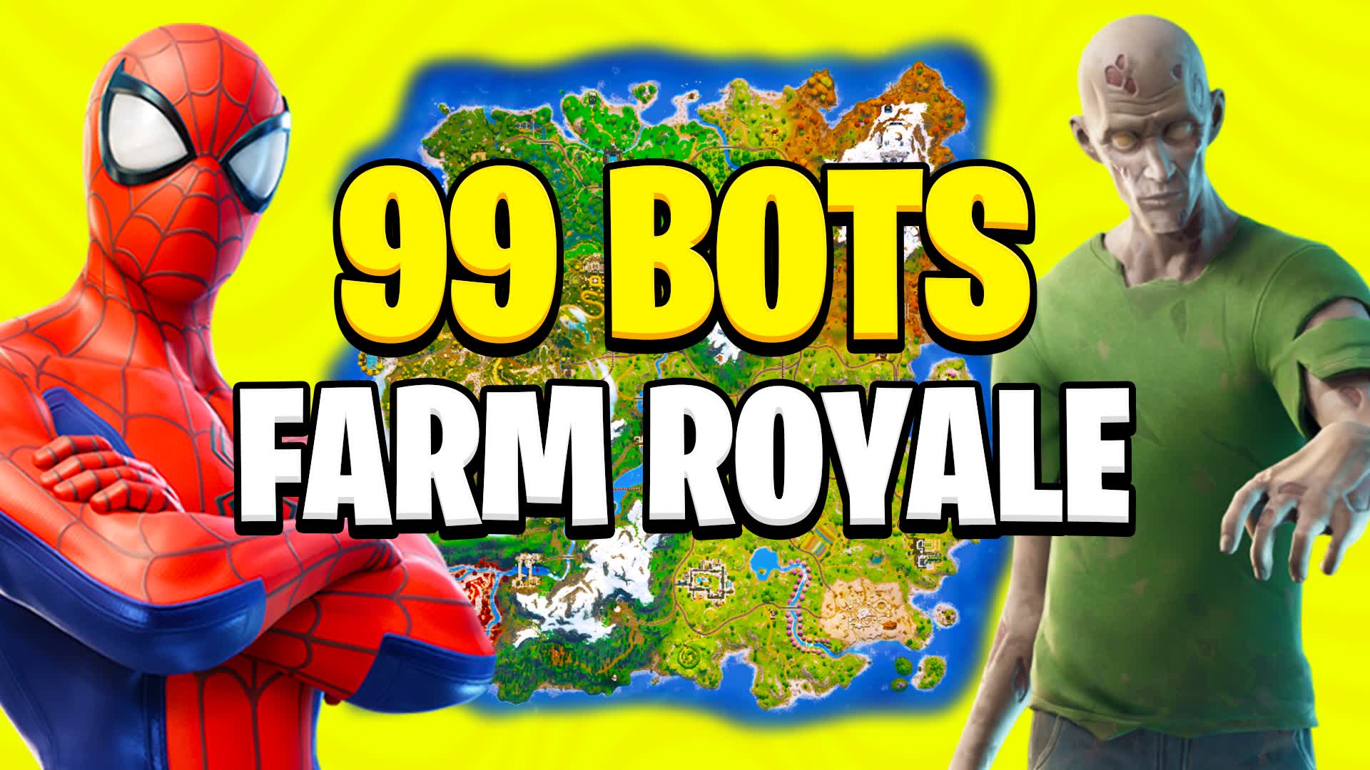 ⭐ 99 BOTS 🎯 ALL GUNS & ALL CARS UNC 5393-4551-9544 von lait – Fortnite