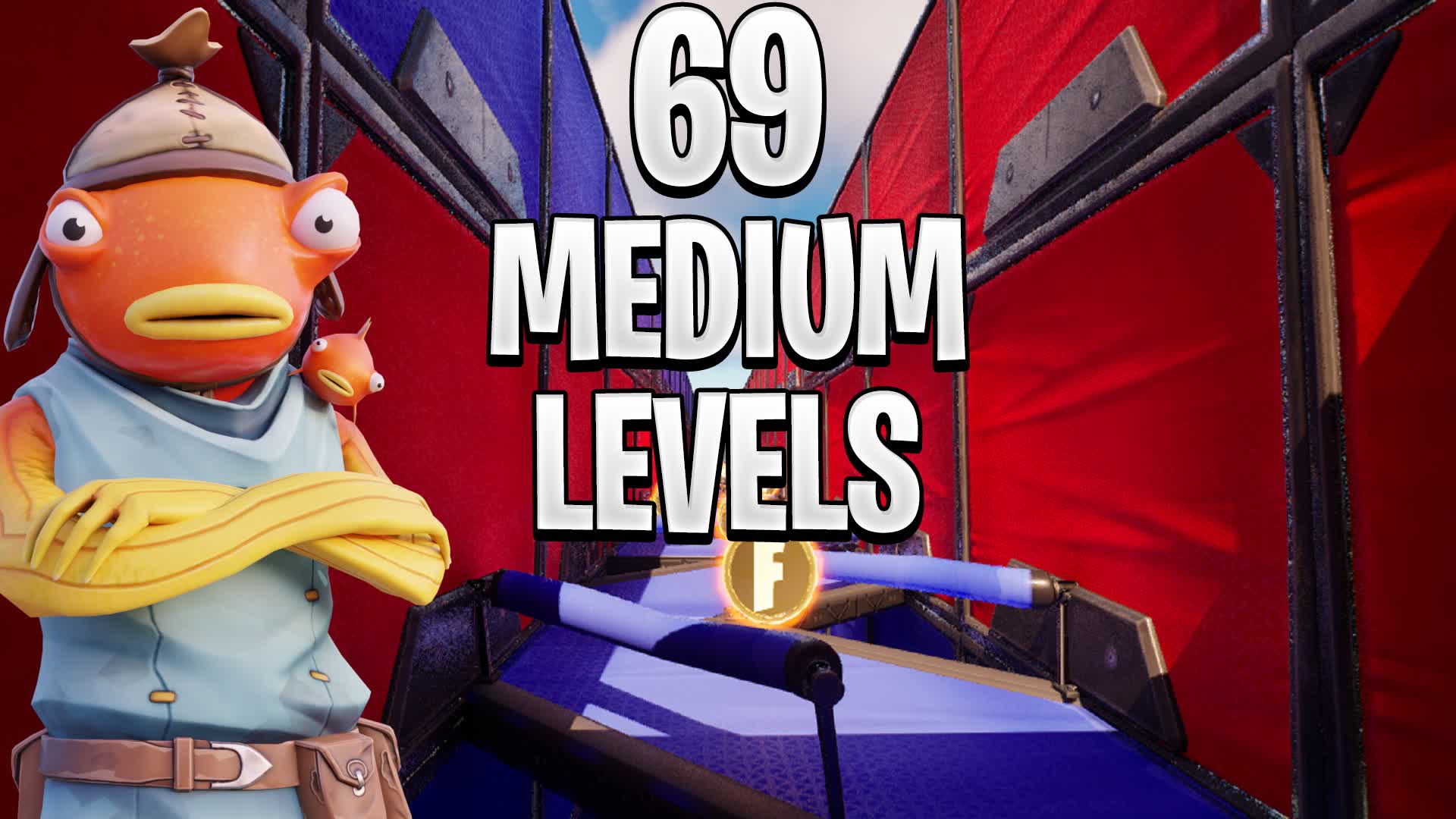 🆕69 LEVEL EASY/MEDIUM DEATHRUN😱 5851-0441-6624 by albip - Fortnite Creative Map Code - Fortnite.GG