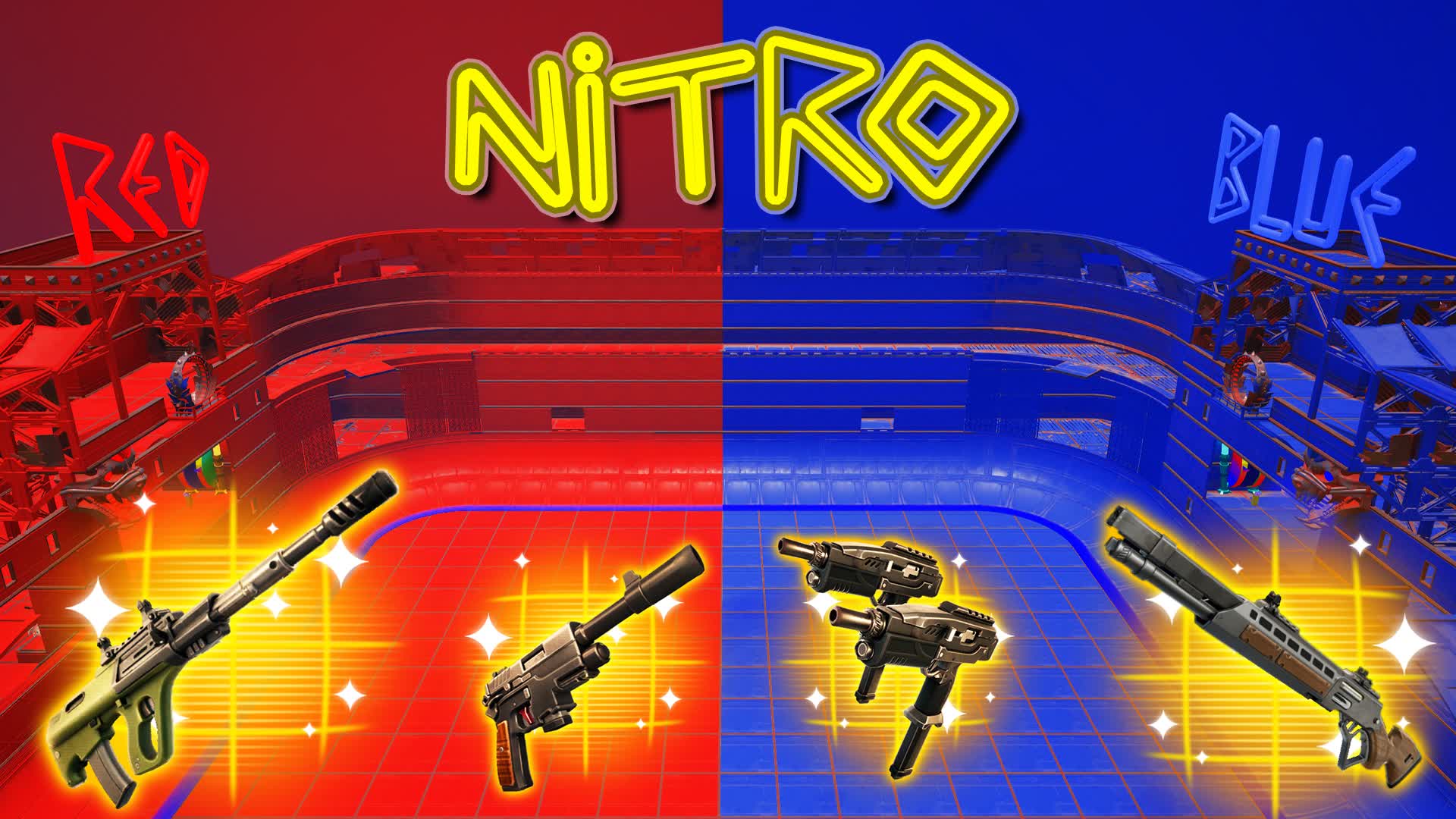 NITRO RED VS BLUE 🔴🔵 0356-4362-3875 by dream_fn - Fortnite Creative Map ...