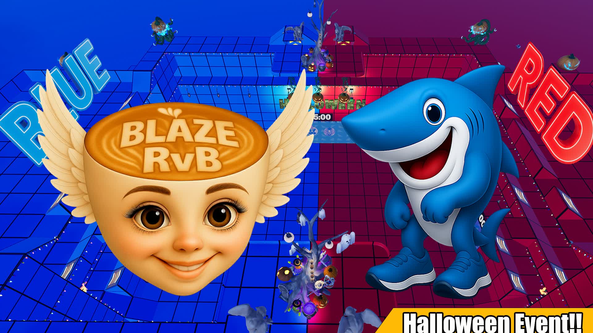 BLAZE RED VS BLUE 🔴🔵 0103-2902-0091 by trineelgames - Fortnite