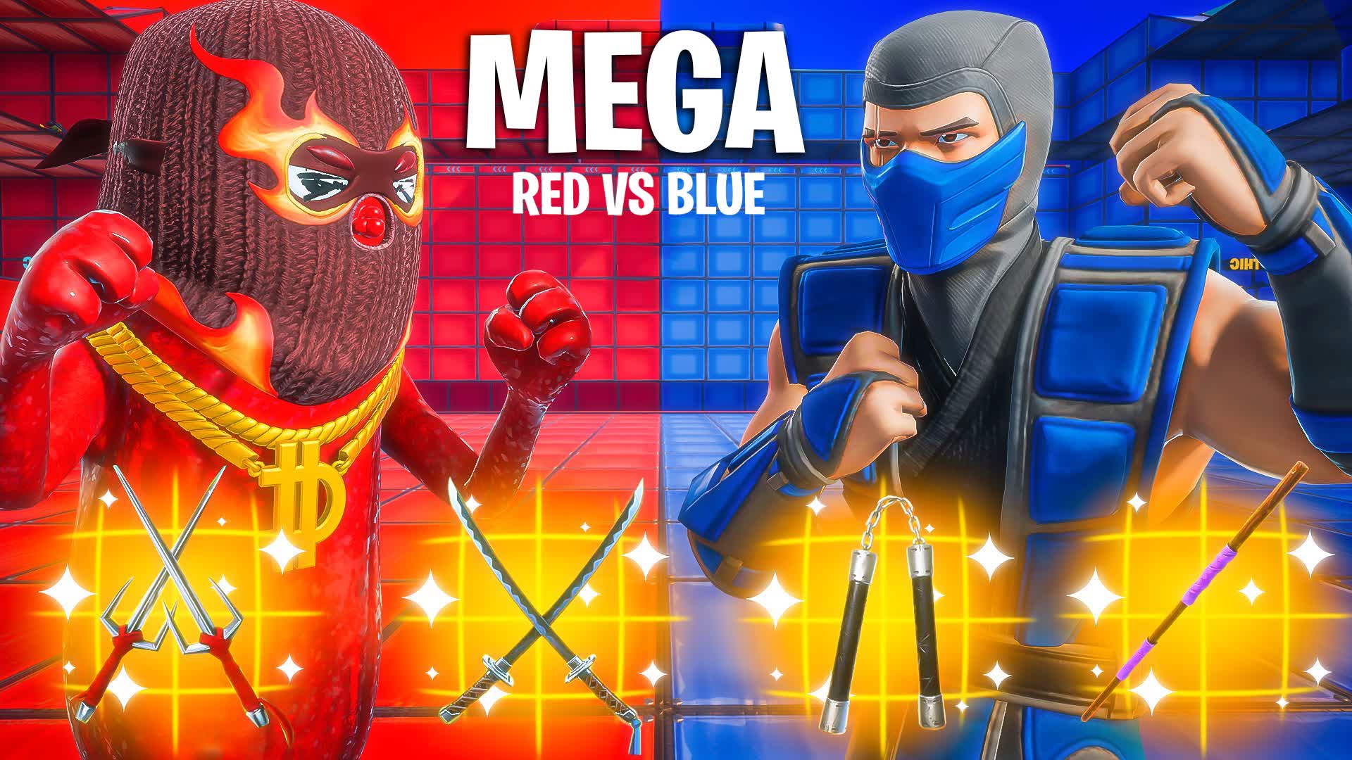 MEGA TMNT VAULT RED VS BLUE 🔴🔵 5839-9667-5755 by wavewaps - Fortnite ...