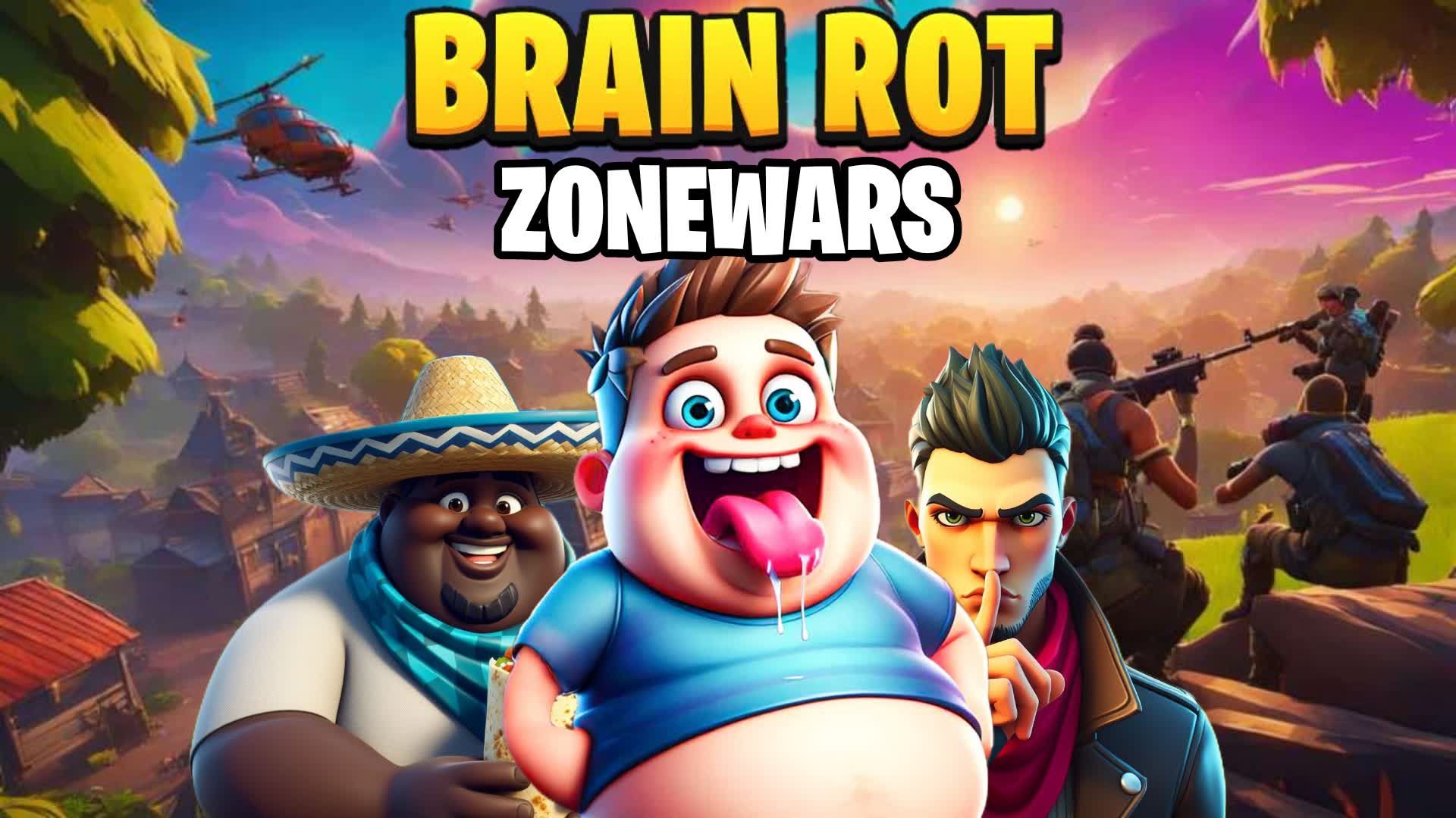 🧠Brainrot ZoneWars 0103-8873-6615 by clarvs - Fortnite Creative Map Code - Fortnite.GG