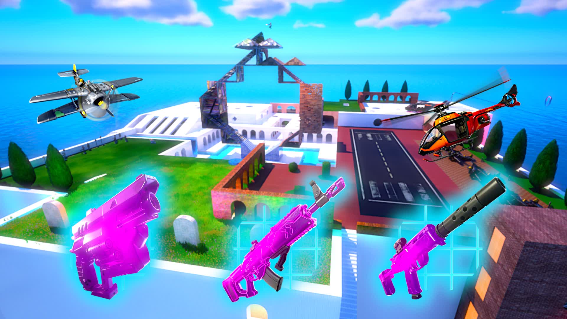 1V1 WITH EVERY GUN | Odyssey Islands 6871-8391-9084 by cubyvr - Fortnite