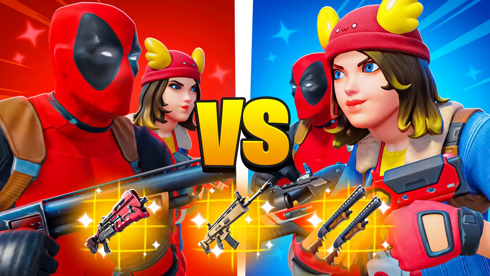 RED VS BLUE GUN GAME🔴🔵 7178-4630-7504 di snt_fn - Fortnite