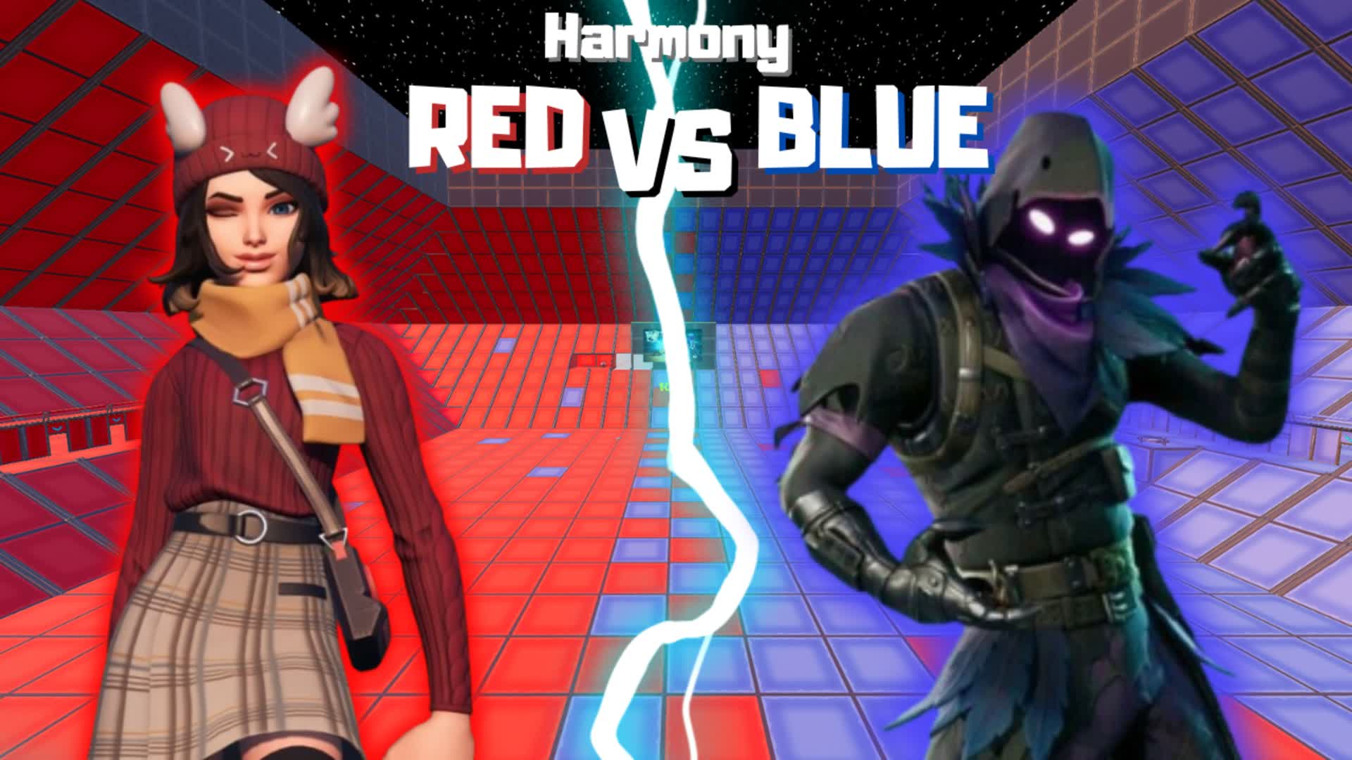 HARMONY 🔴RED VS BLUE🔵 5027-8426-3885, de cobax — Fortnite