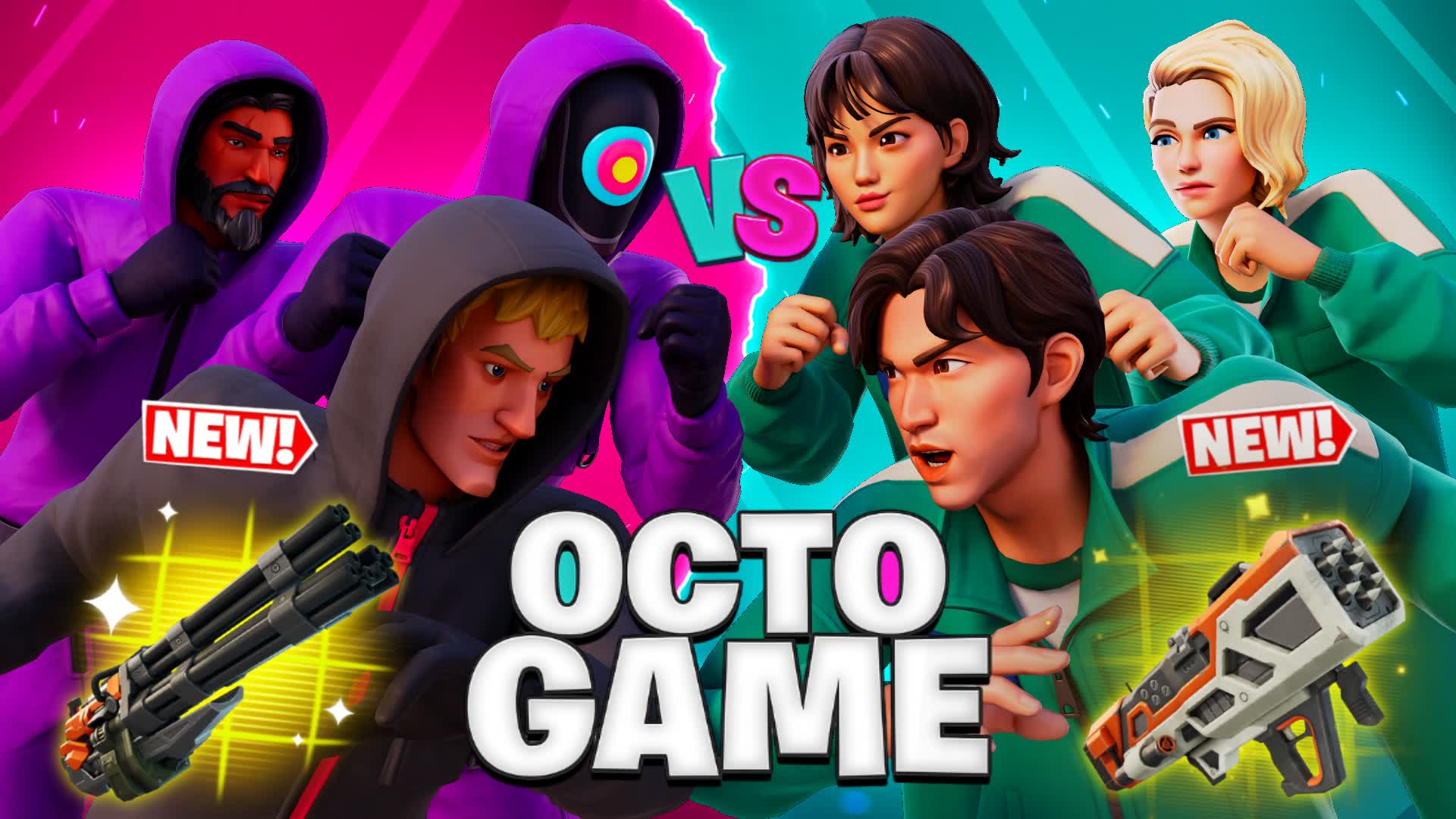 GUARDS VS PLAYERS - OCTO GAME 3 문어 게임 🦑 7611-4489-0735 by moggy ...