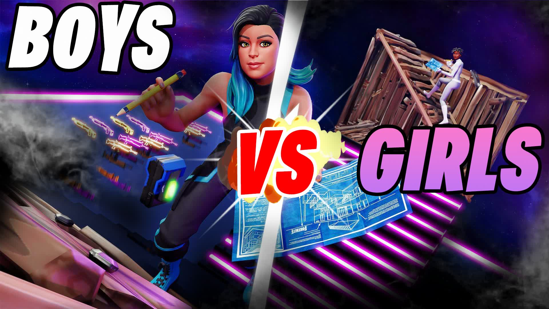 OG 1 v 1 | 🤠 BOYS Vs GIRLS 👧 4309-6996-2098 by zCaravaggios - Fortnite.GG