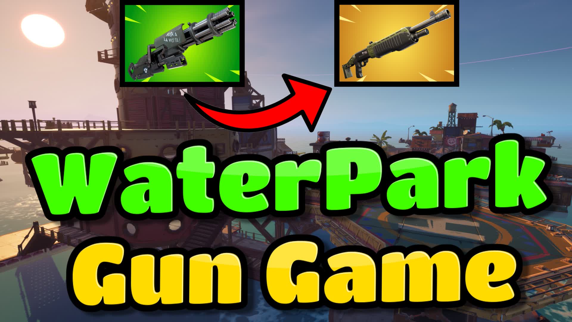 🌊Water Park Gun Game🐬 2971-3053-0627 by CWBob100 - Fortnite.GG