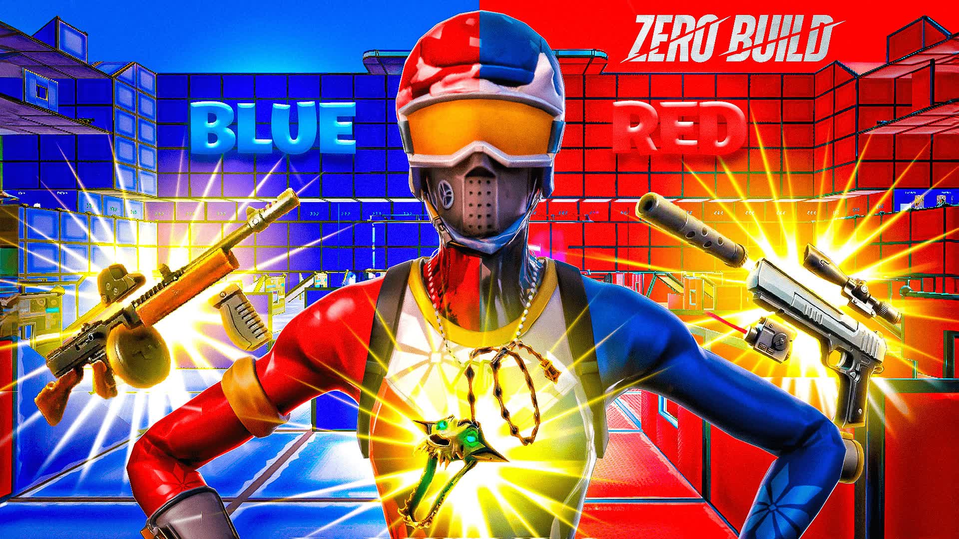 MEGA RED VS BLUE ZERO BUILD 2049-7757-7926 by codticus - Fortnite ...