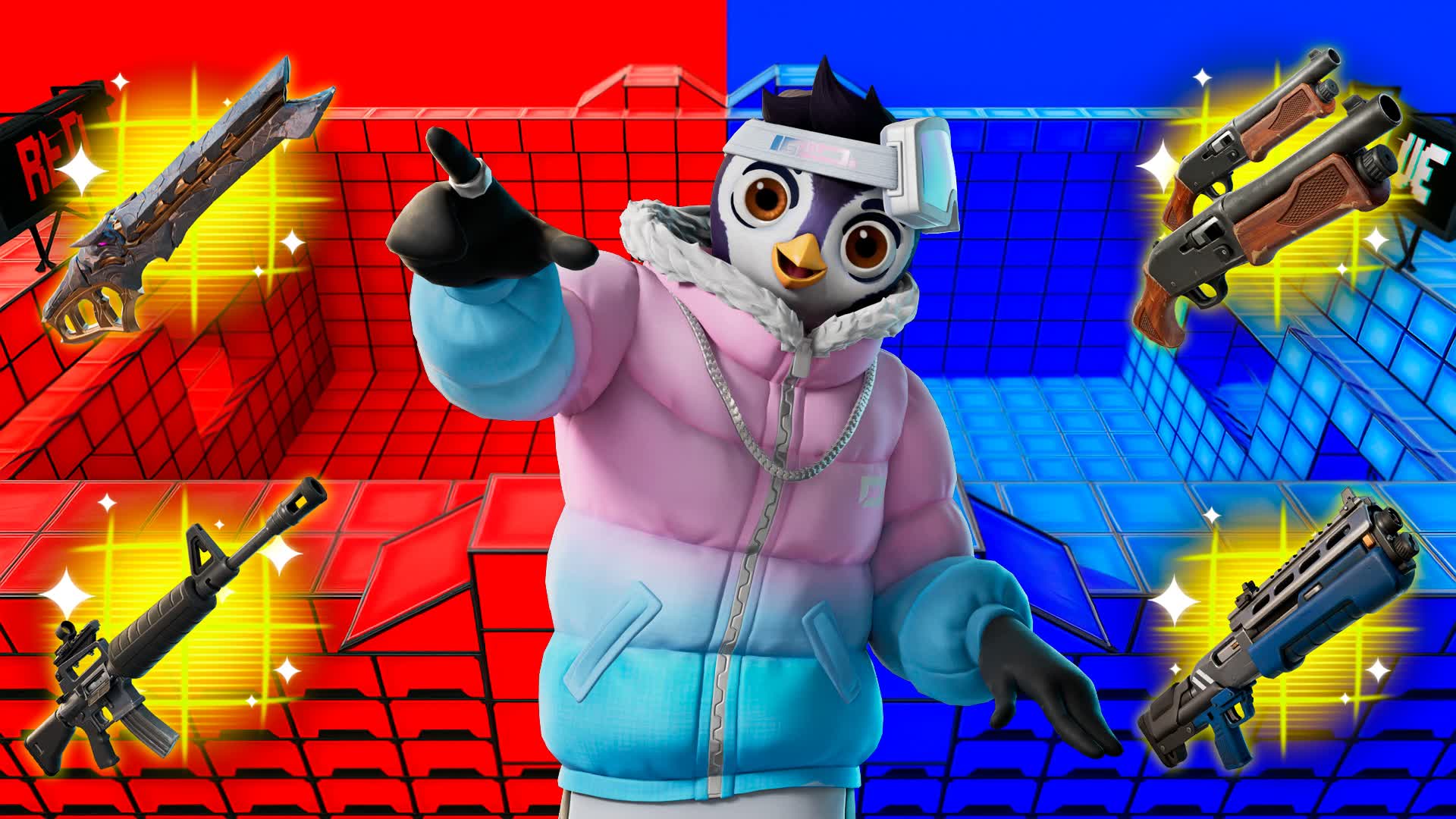 🤪CRAZY RED VS BLUE🫨CHAPTER 7 6929-7226-3172 by daego - Fortnite ...