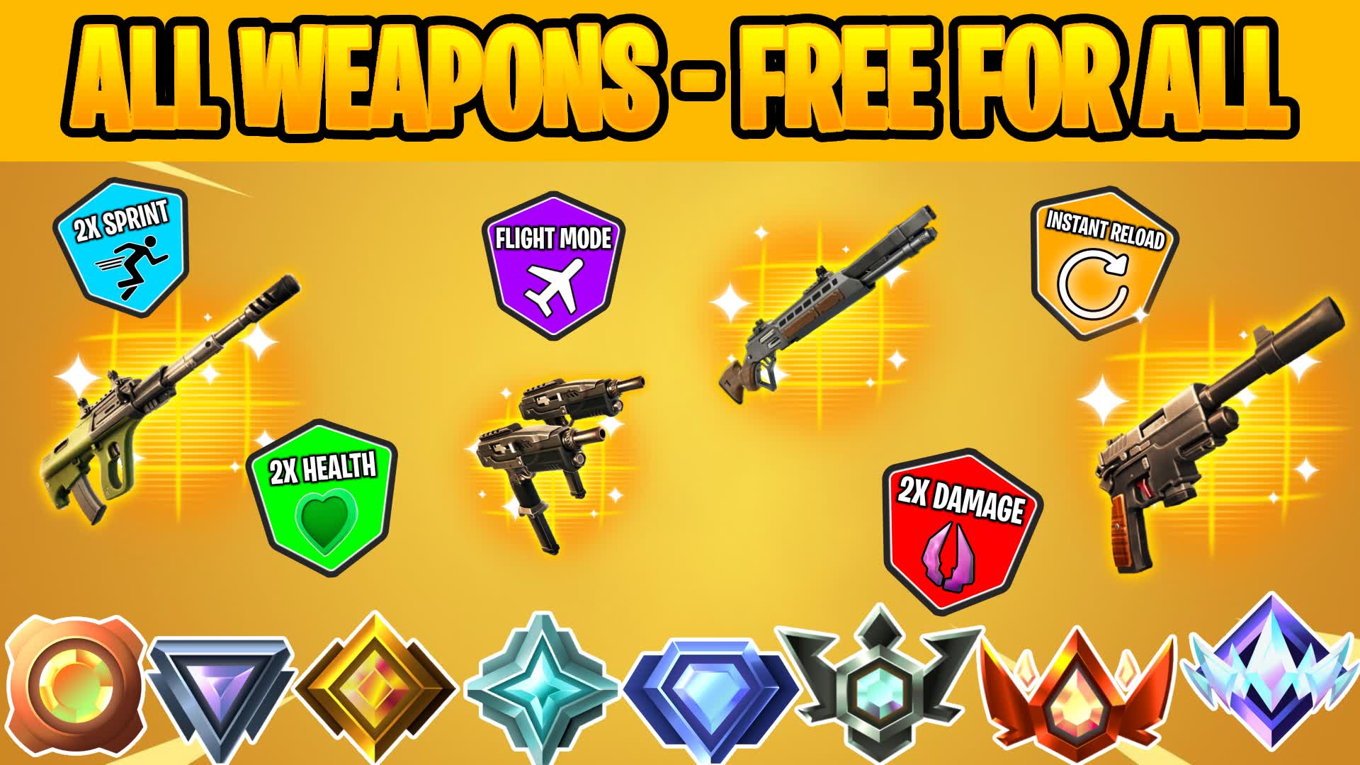 ISLAND FFA - ALL GUNS 7325-3300-0590 by rikly - Fortnite Creative Map ...