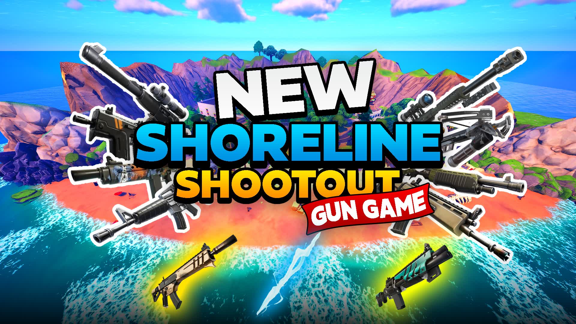 Shoreline Shootout🌊 - Gun Game 7025-8235-6488 by goattifi - Fortnite ...