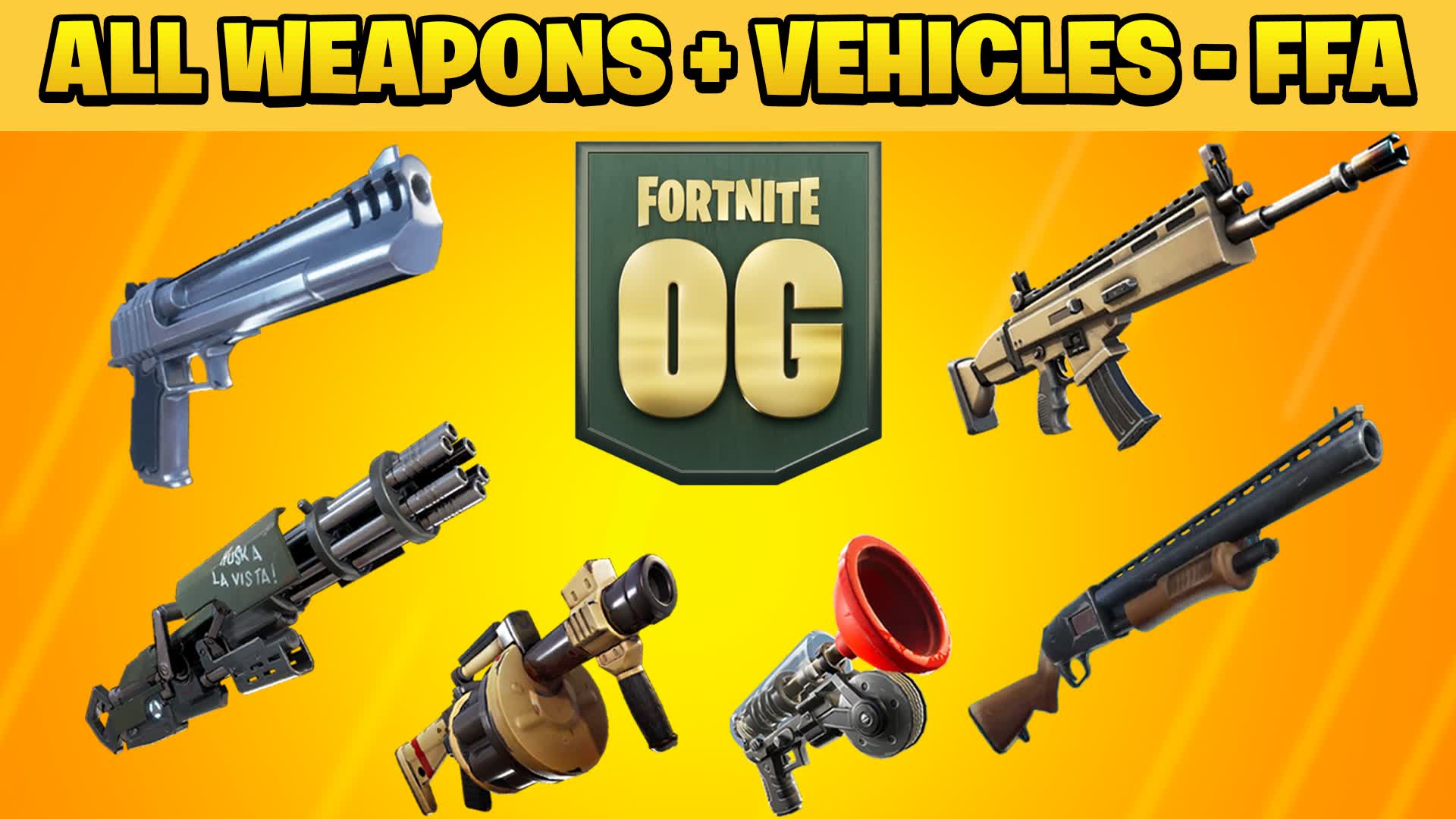 ALL WEAPONS + VEHICLES - FREE FOR ALL 1205-6689-6537 by mapsos ...