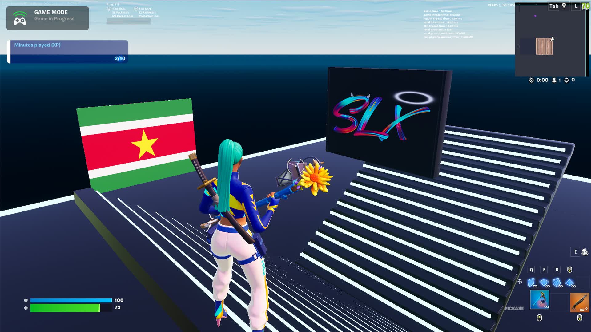 SLX zero delay 1v1 (suriname) 0075-4688-8958 by s.l.x - Fortnite ...