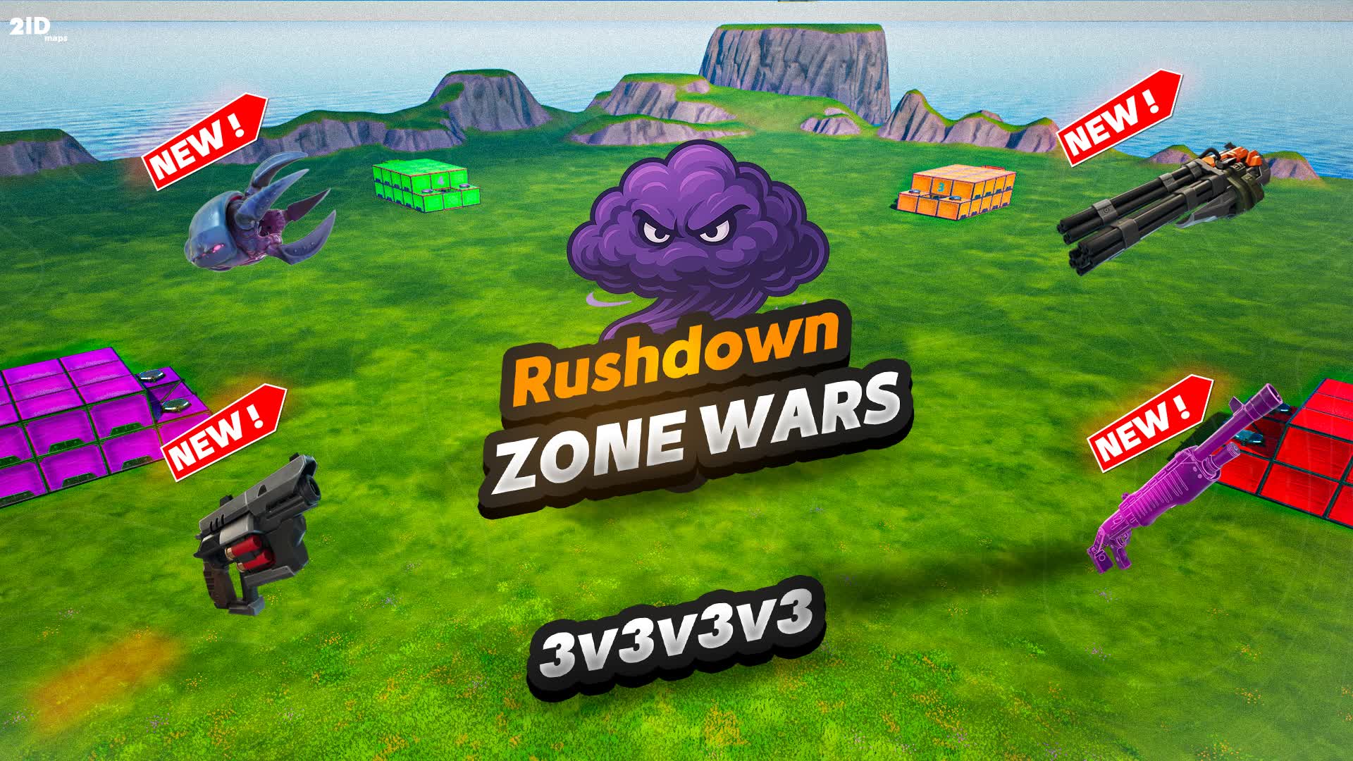 Rushdown Zone Wars | 2idmaps 8443-4707-6844 by 2id - Fortnite Creative Map Code - Fortnite.GG