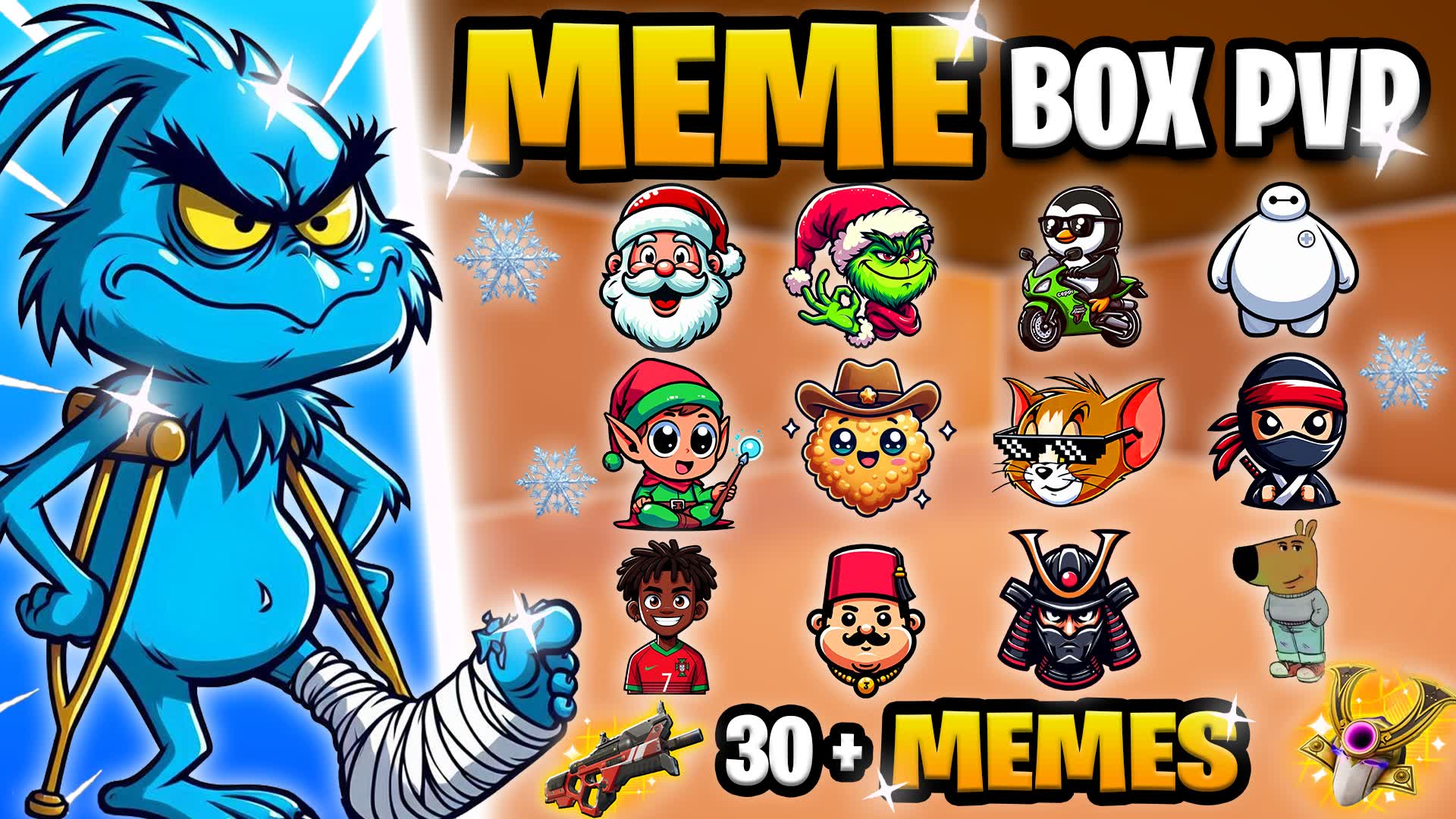 😂 MEME BOXFIGHTS 📦 5680-5103-9670 من ابتكار real_moad - Fortnite