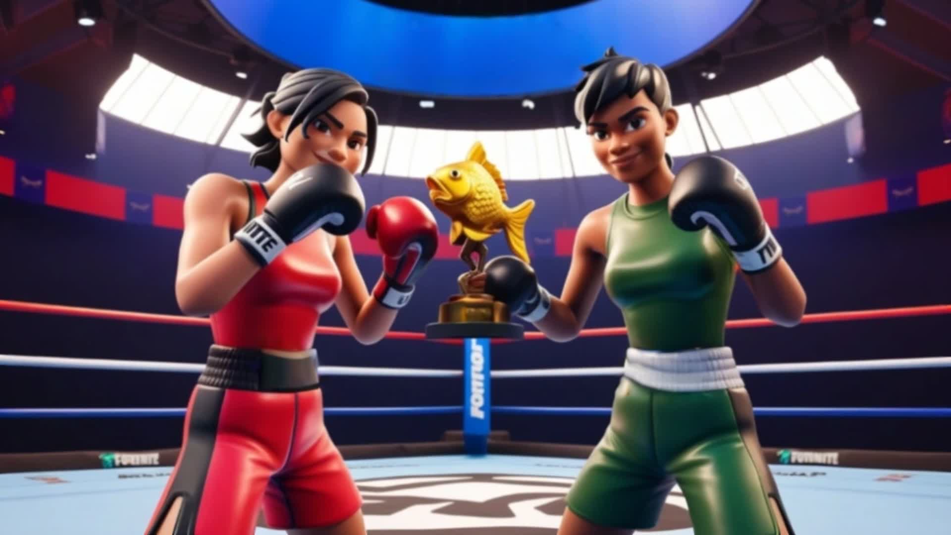 BOXING SIMULATOR 🥊*GOLD FISH* 6427-5646-4425 by bababa - Fortnite