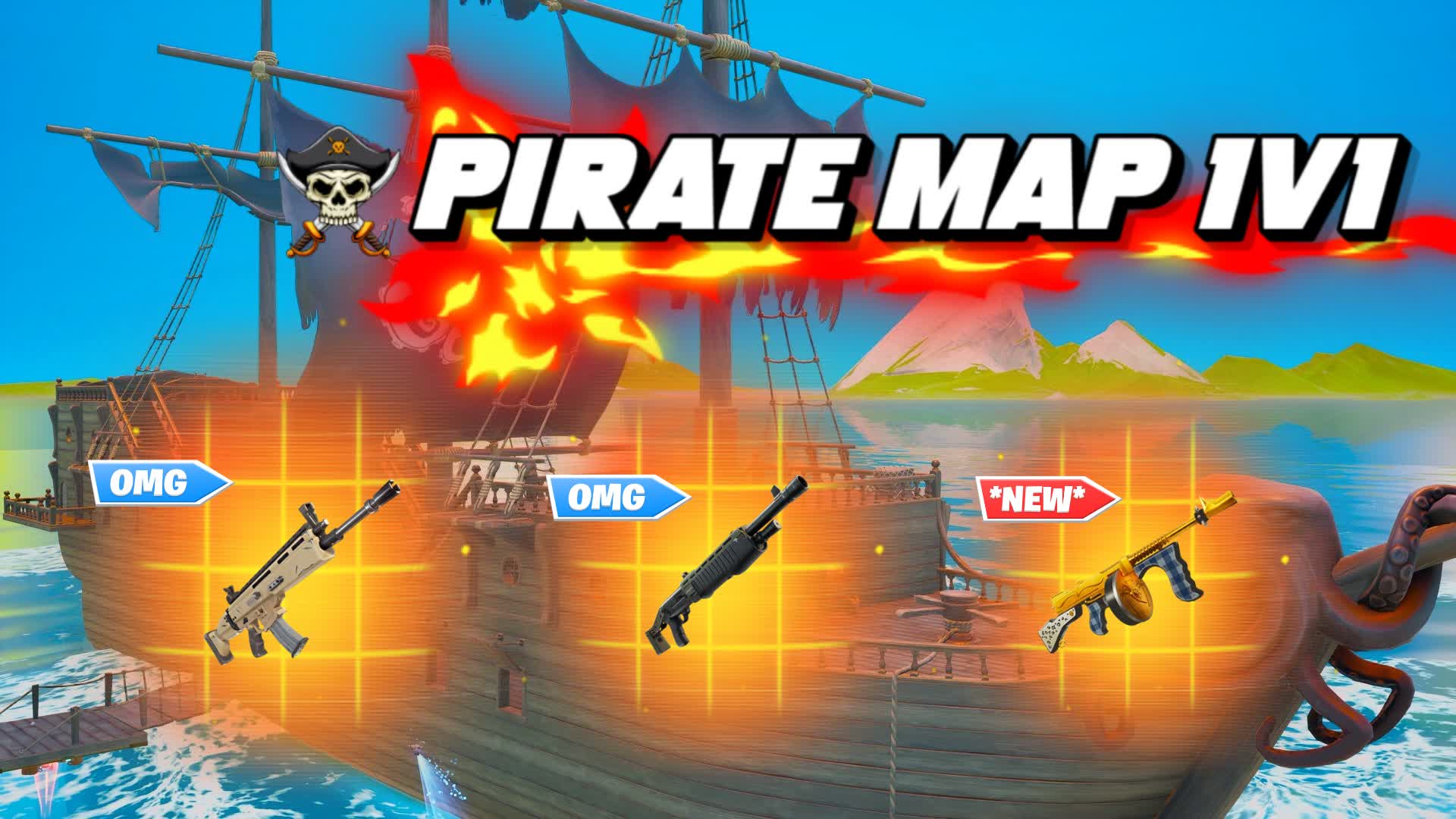 PIRATE 1V1 MAP 2843-9833-9110 by xiscuite9 - Fortnite