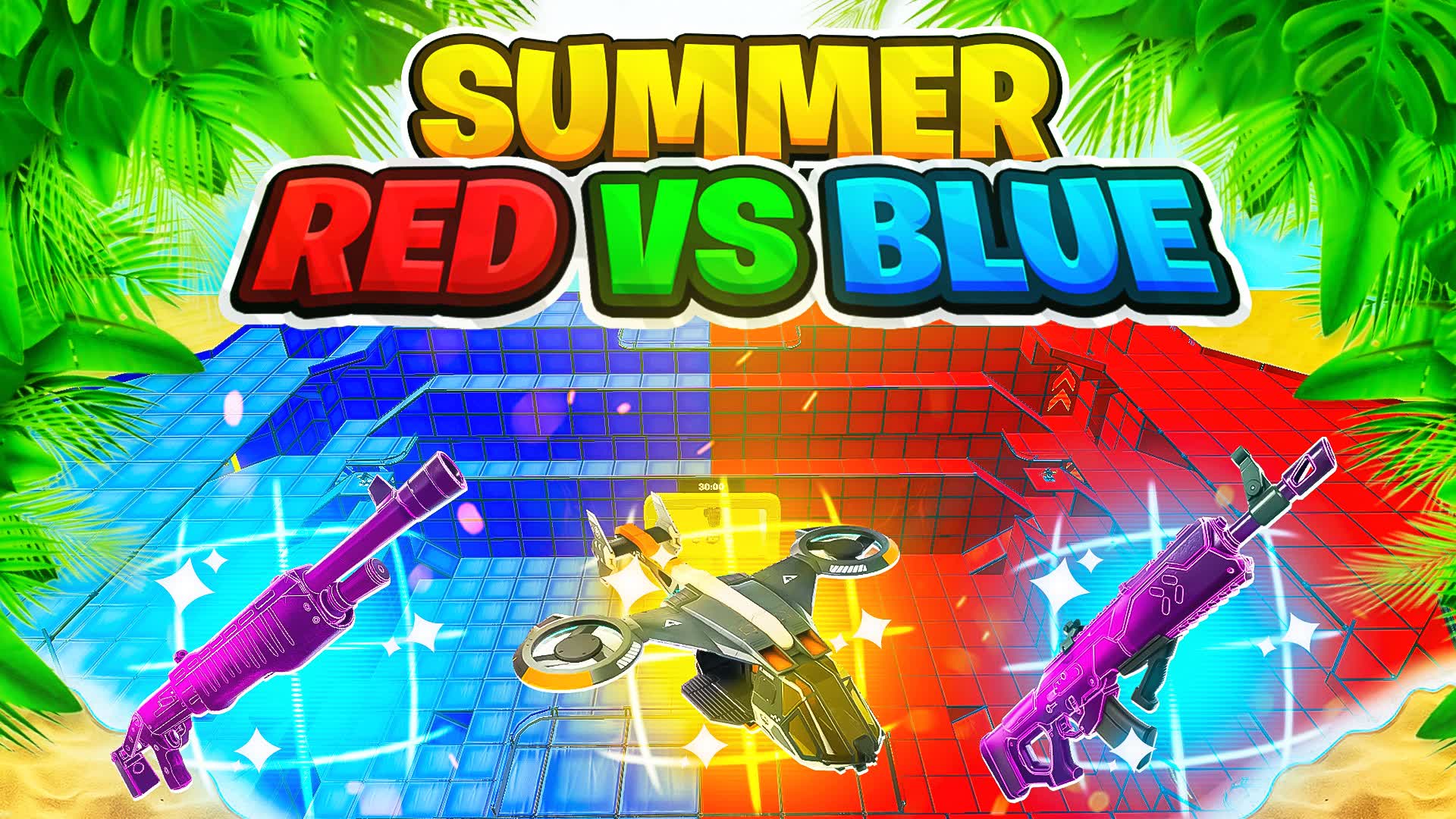 CHILL SUMMER ROUGE CONTRE BLEU 🔴🔵 3039-8268-3387 par nayzixx-ps - Fortnite