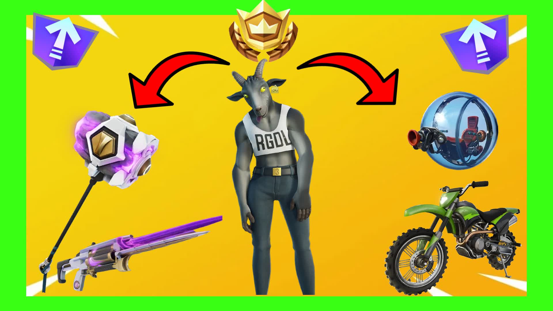 THE GOAT - FREE FOR ALL 1631-1471-4998 by lool - Fortnite Creative Map ...