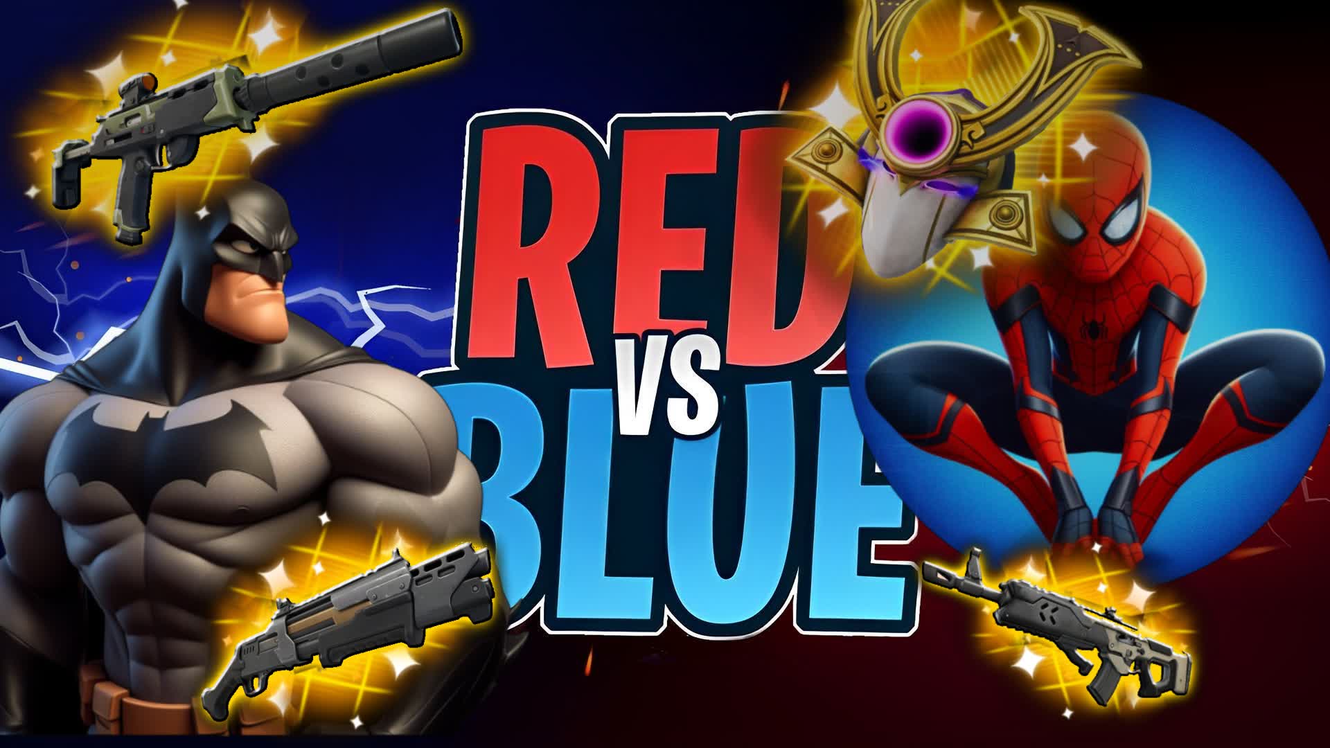 🔴SUPER HERO RED VS BLUE🔵 3217-0991-5402 by earthxy - Fortnite Creative ...