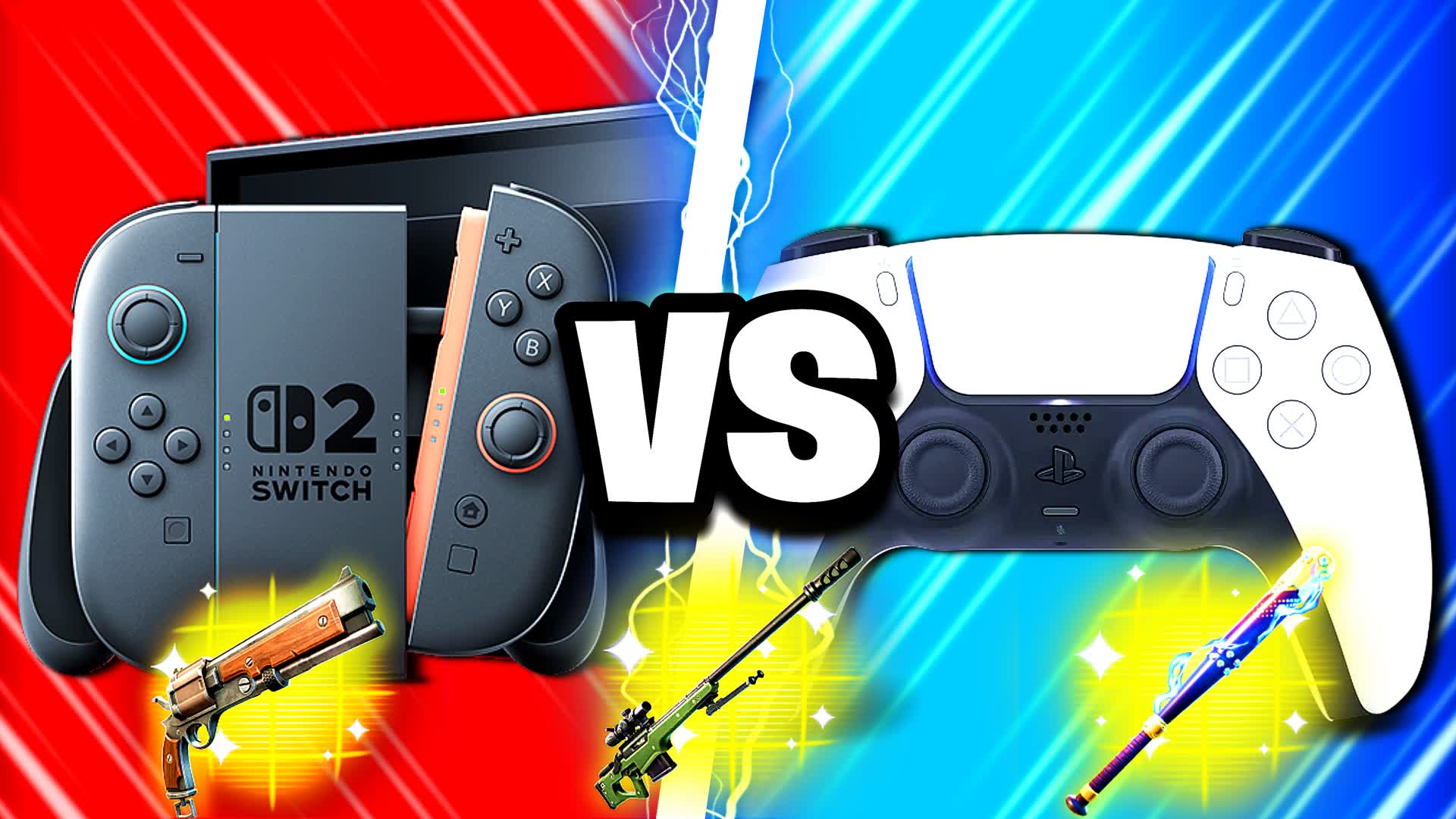 SWITCH 2 VS PS5 🔴RED VS BLUE🔵 1754-1959-1727 by disk - Fortnite ...