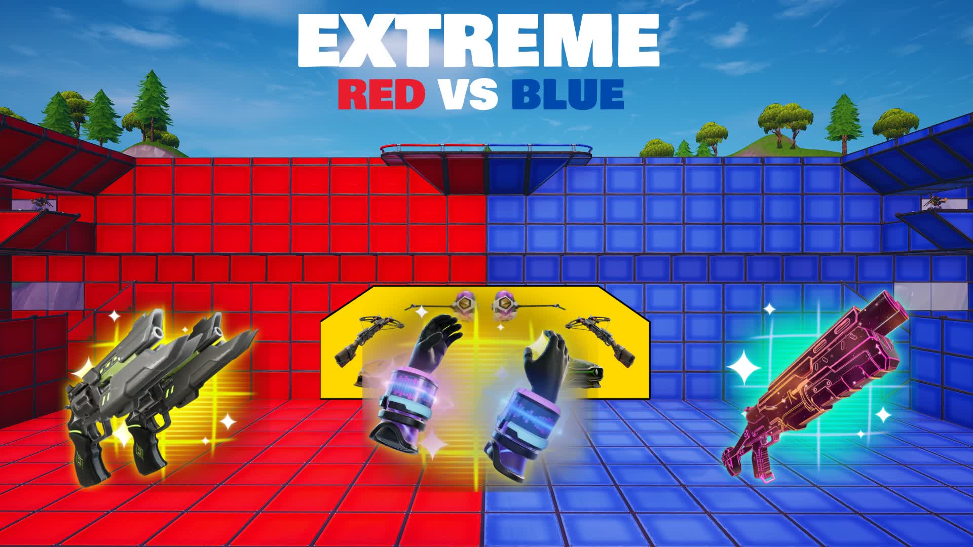 SUPER EXTREME RED VS BLUE🔴🔵 7542-4574-2263 by trepax - Fortnite ...
