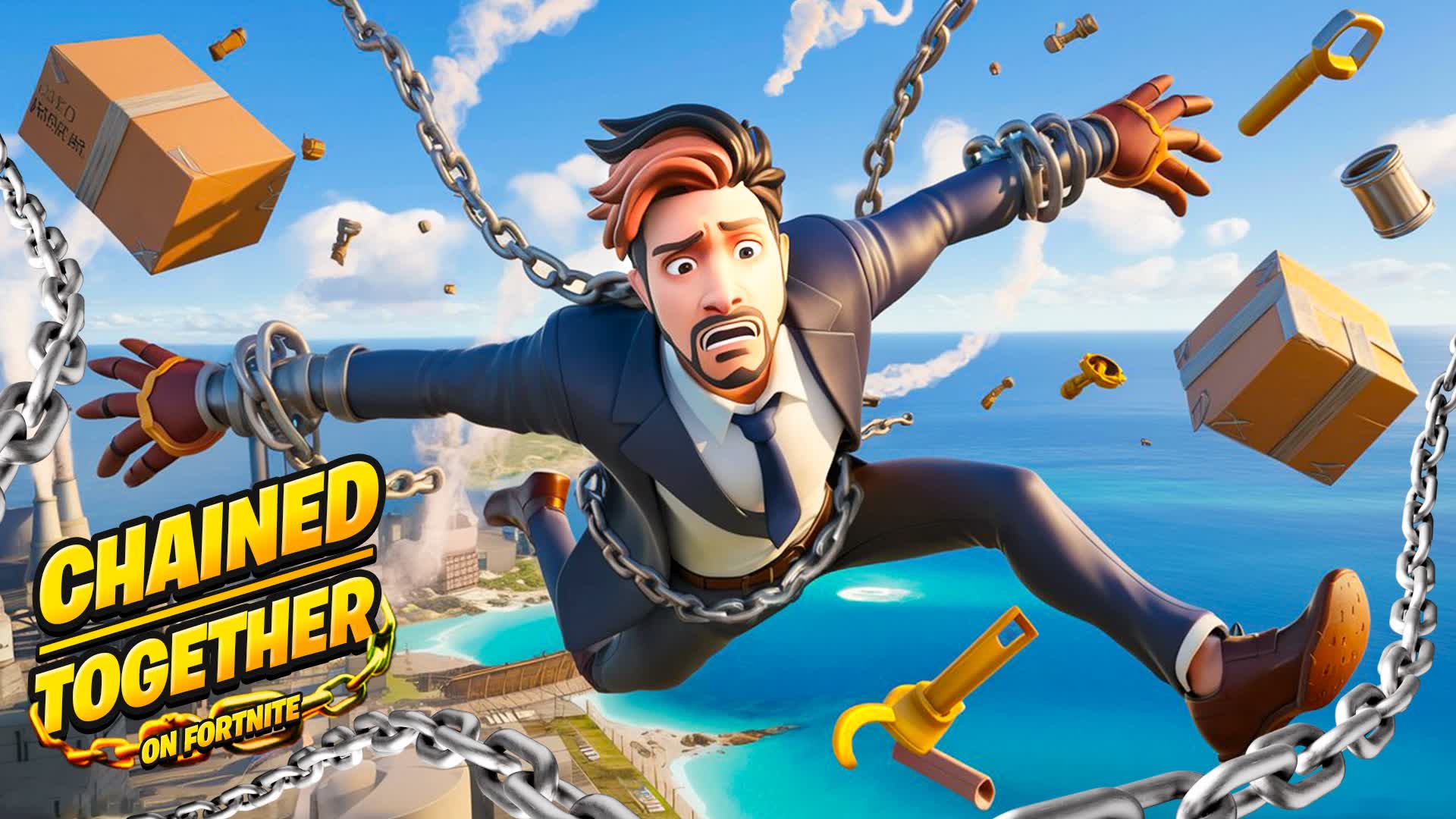 Chained Together PvP 🔗☀️ 8223-5452-6006 by petterbot - Fortnite Creative Map Code - Fortnite.GG